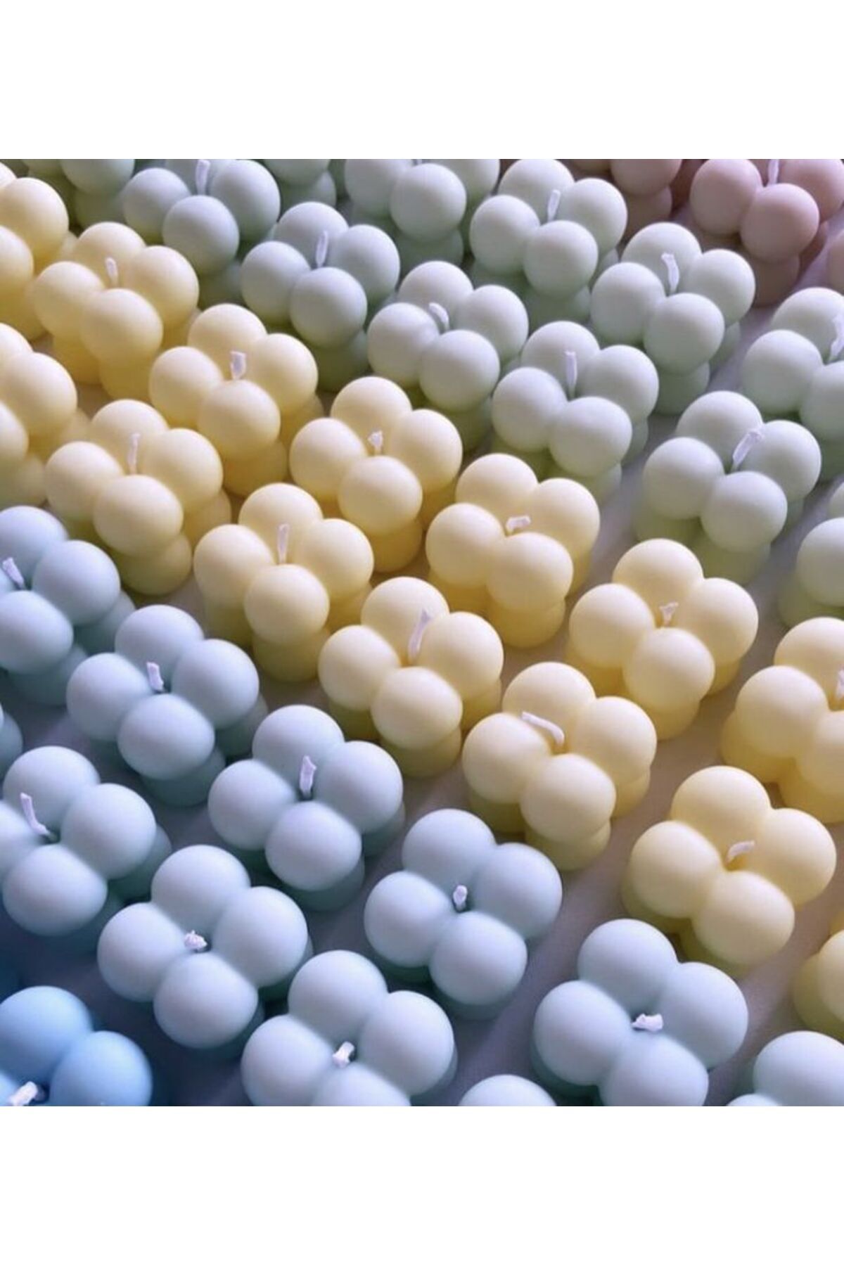 Candle Glowandco Renkli Ve Kokulu Mini Buble Mum 50 Adet Fiyatı Yorumları