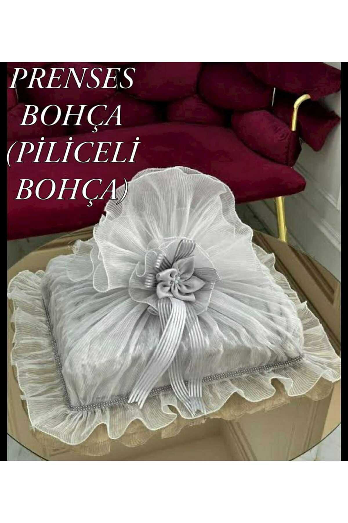 HMZ TEKSTİL HEDİYELİK ÇEYİZLİK BOHÇALIK SÜSLÜ ÇİÇEKLİ PRENSES BOHÇA ...