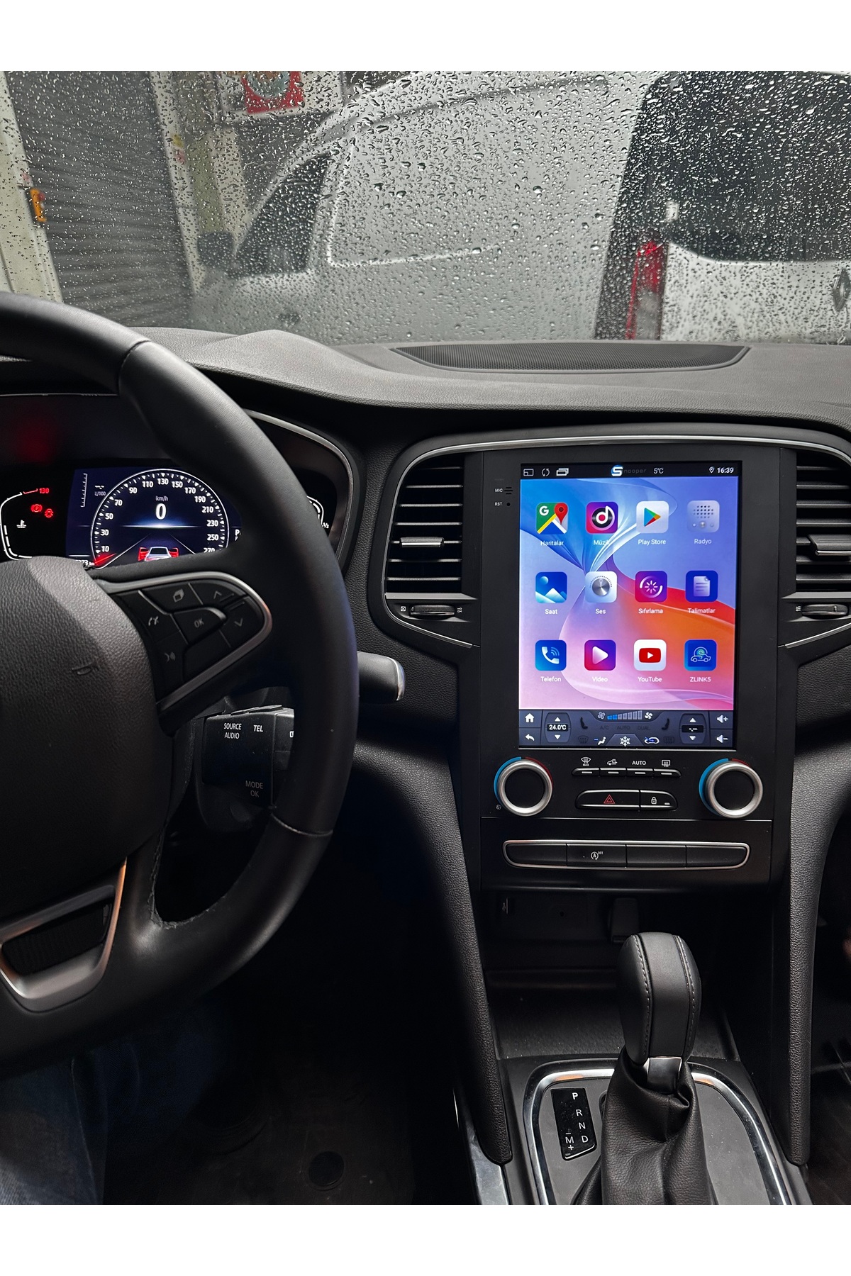 MarTechno Megane 4 2017-2023 uyumlu tesla ekran android multimedya 2gb ...
