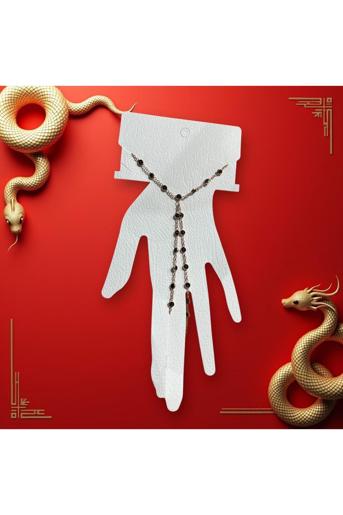 SUNA SİYAH MİNİ TAŞLI GÜMÜŞ ŞAHMARAN - Fiyatı, Yorumları