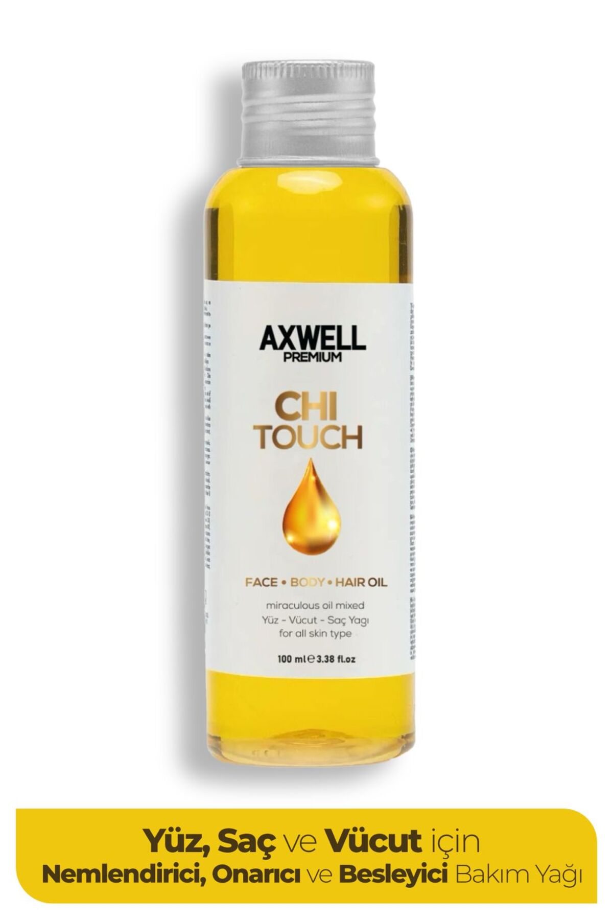 AXWELL PREMIUM Chi Touch Çok Amaçlı Mucizevi Bakım Yağı (yüz-vücut-saç ...