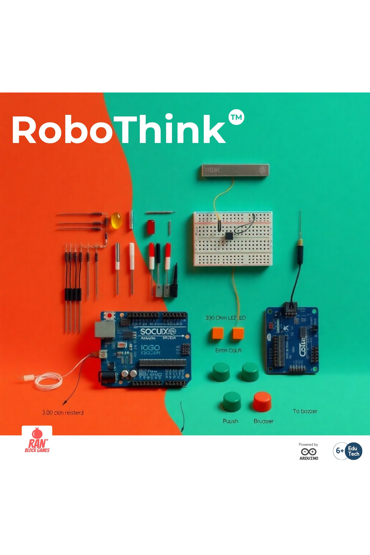RoboThink Arduino Temelli Robotik Kodlama Seti EK3 (Kutulu ve E-Kitaplı ...