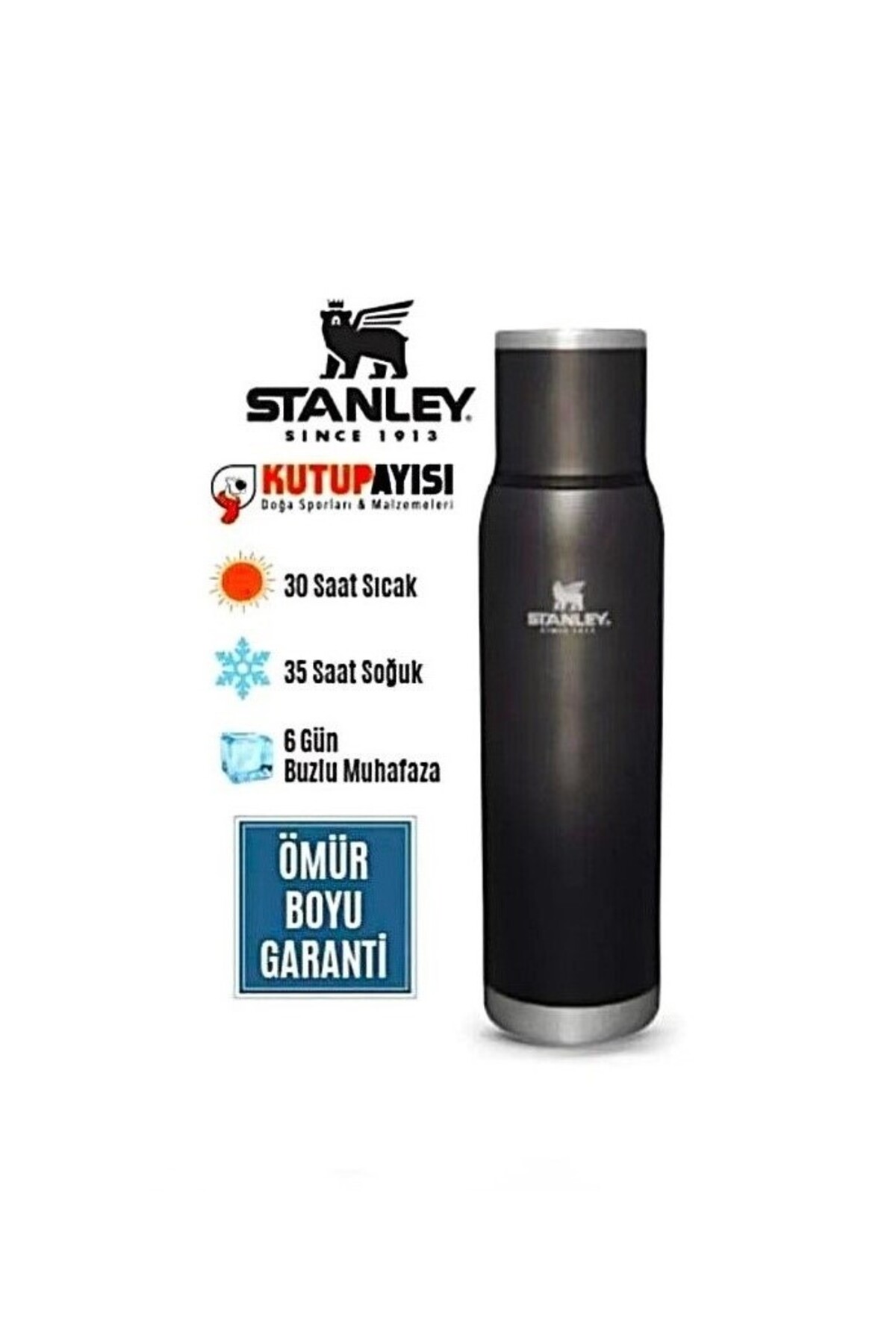 Stanley Adventure To-go Vakumlu Paslanmaz Çelik 1.3 L 1.4 Qt - Siyah ...