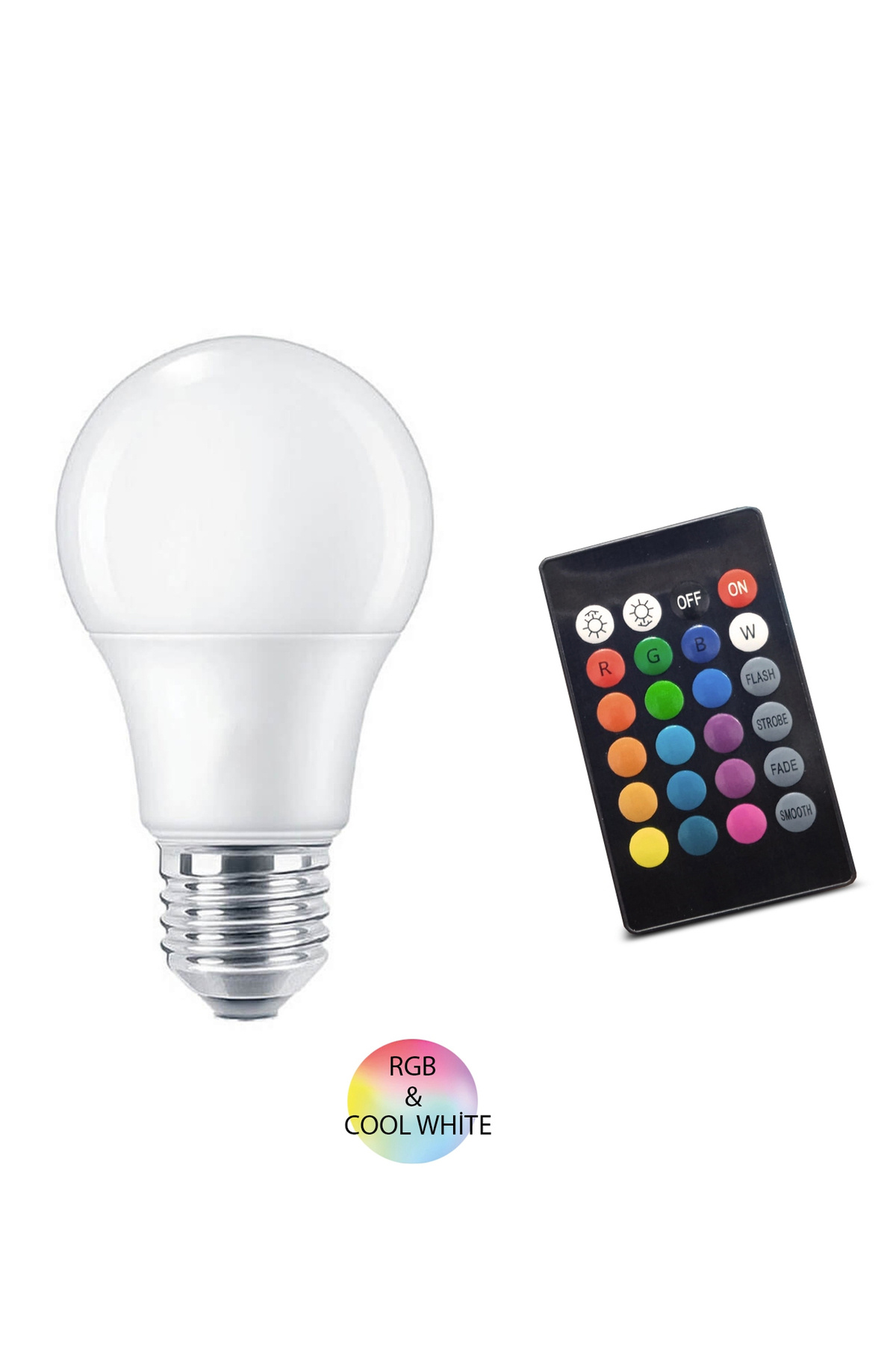 HOMİNG Homing RGB Multicolor Kumandalı Led Ampul 241888 - Fiyatı, Yorumları