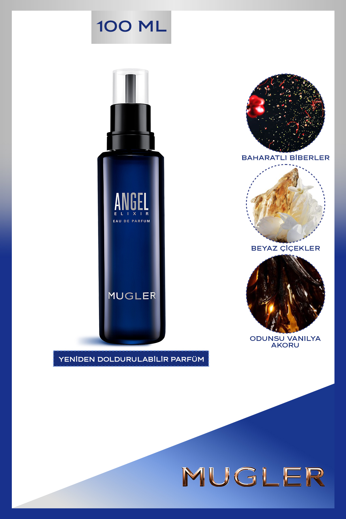 Mugler Angel Elixir EDP 100 ml Refill Kadın Parfüm 3614273764896 ...