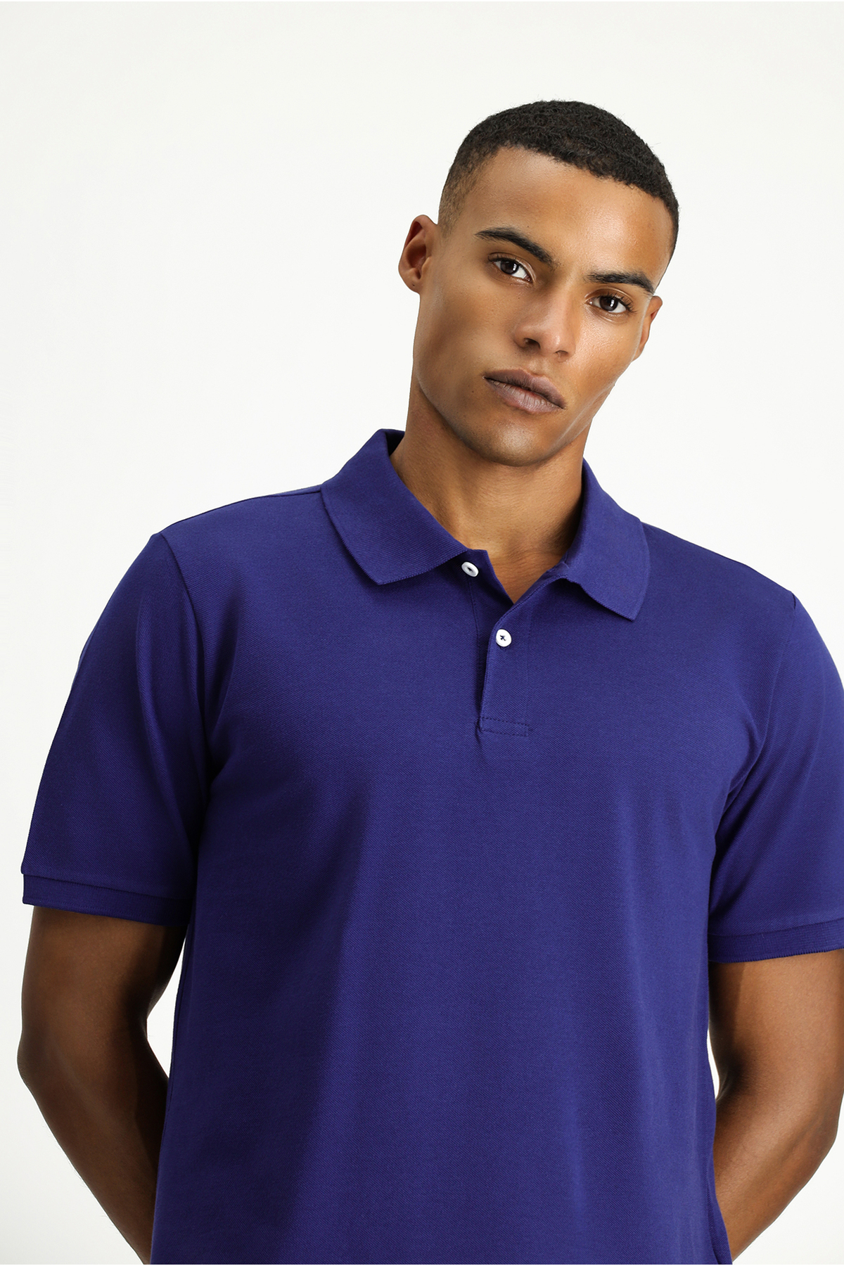 Kiğılı Embroidery Detailed Polo Collar Cotton T-Shirt - Regular Fit ...