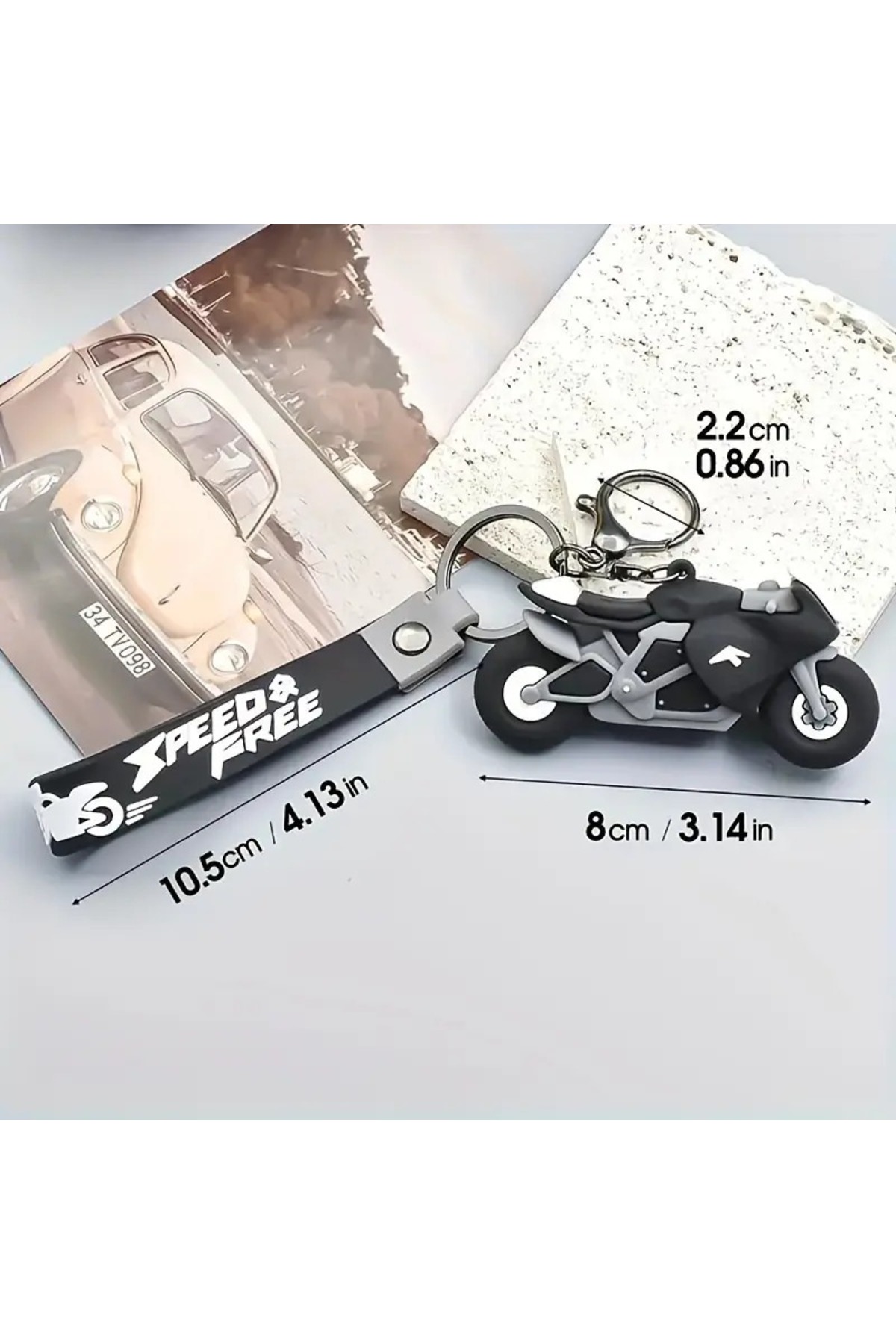 Dodemert Home 3D Motosiklet Silikon Motor Bisiklet Bileklik Araba ...