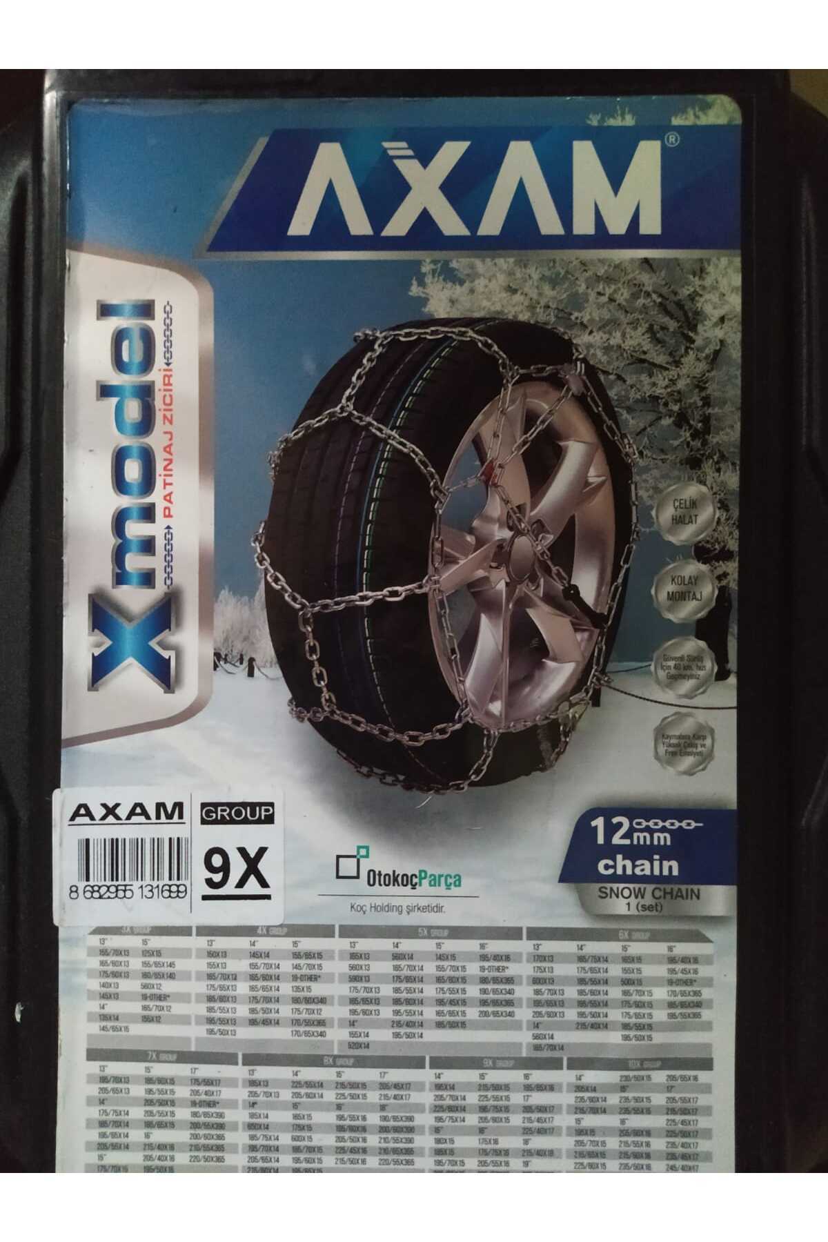 AXAM XMODEL 9X KAR ZİNCİRİ - Fiyatı, Yorumları