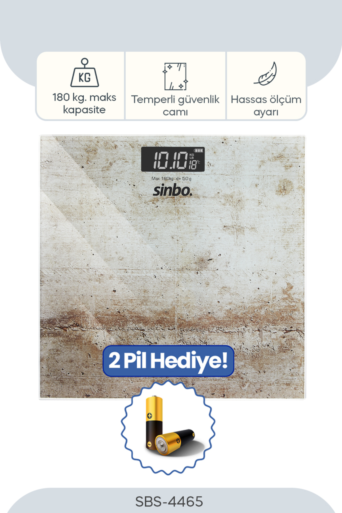 Sinbo SBS-4465 Banyo Baskülü - Fiyatı, Yorumları