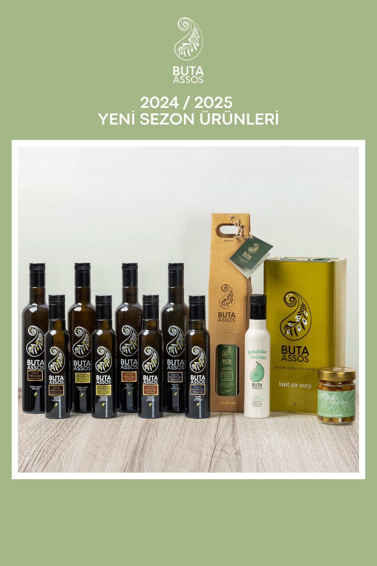 Buta Assos Assos Premium Gurme Zeytinyağı 2'li 500 Ml. 250 Ml. 2024/ ...