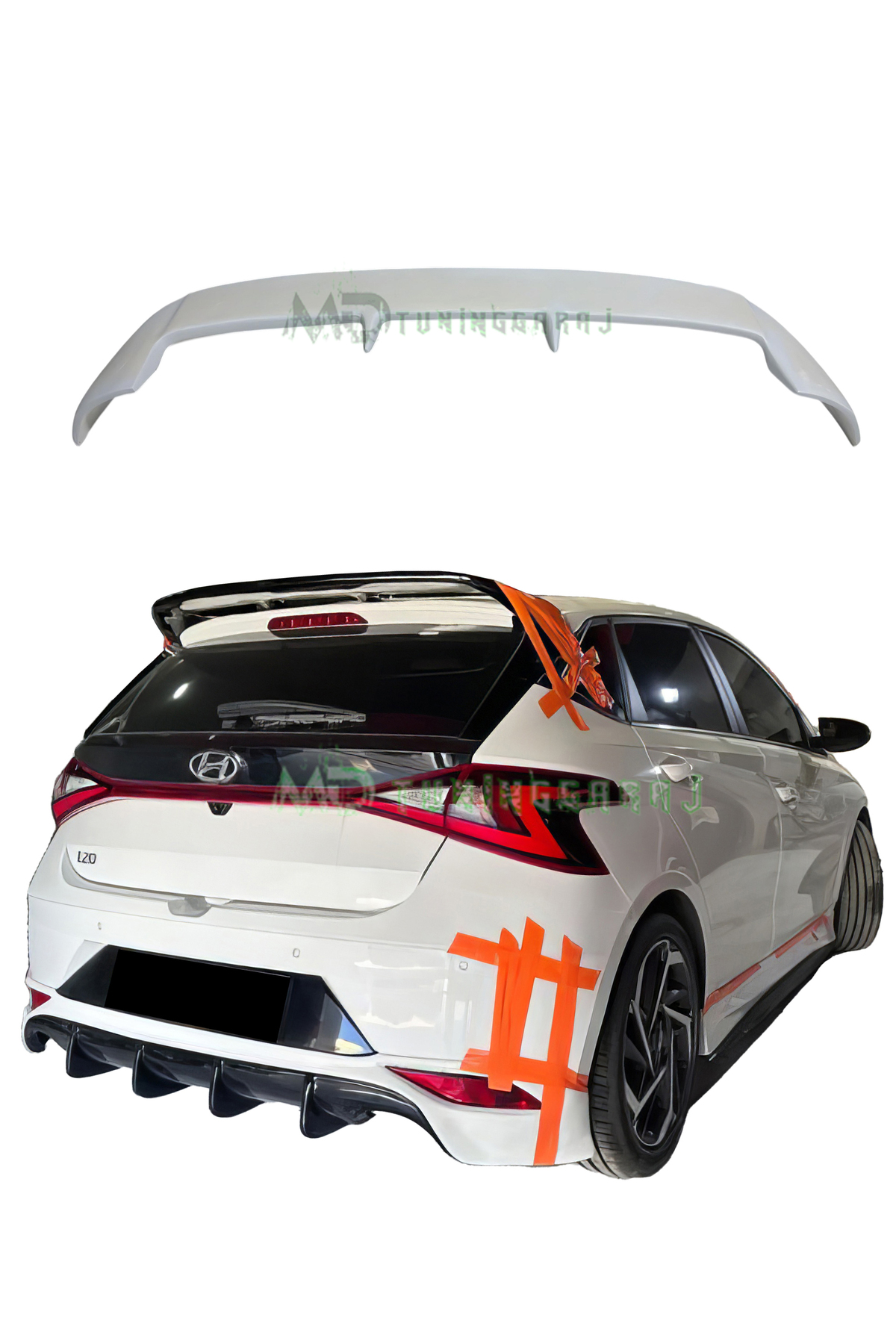 mdtuninggaraj Hyundai i20 2021-2024 Yeni Kasa Uyumlu Boyasız Fiber ...