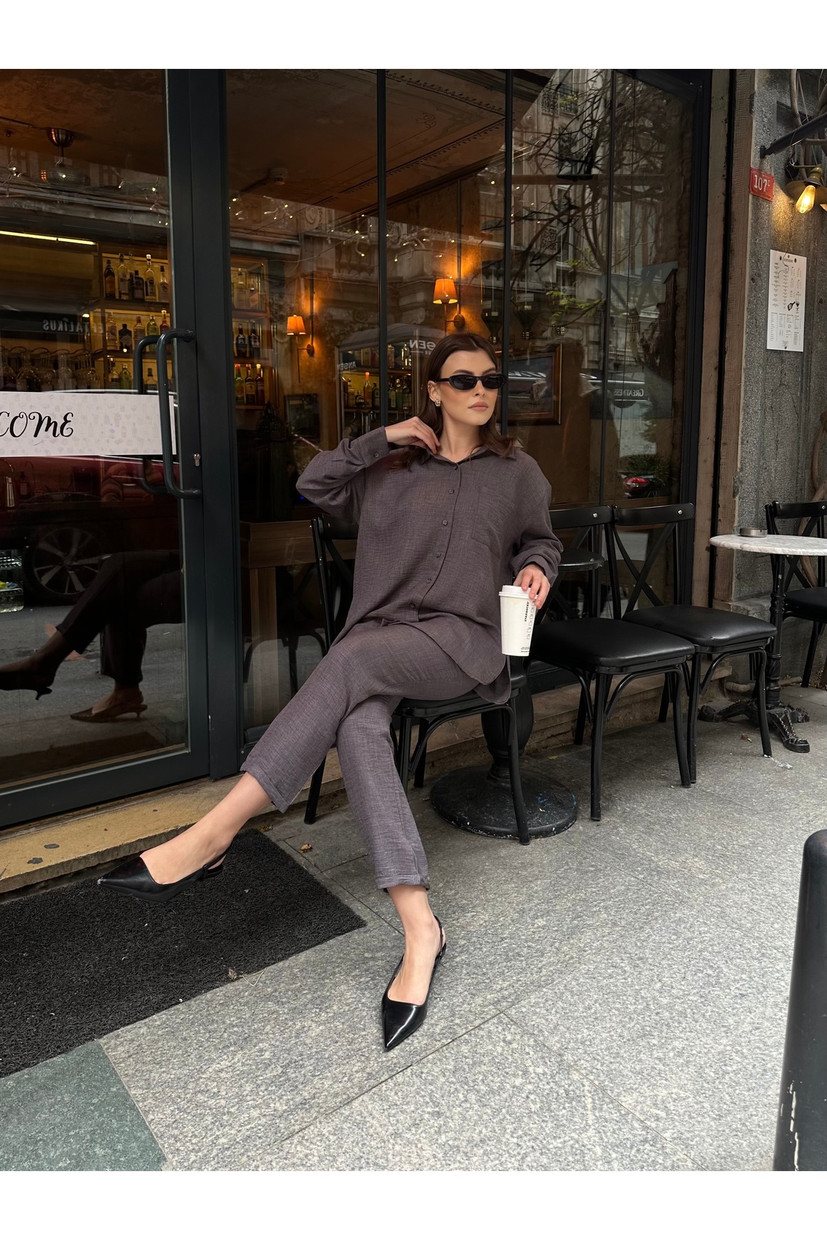 VOLT CLOTHİNG Kadın Pantolonlu Keten TakımFiyatı, Yorumları - Trendyol