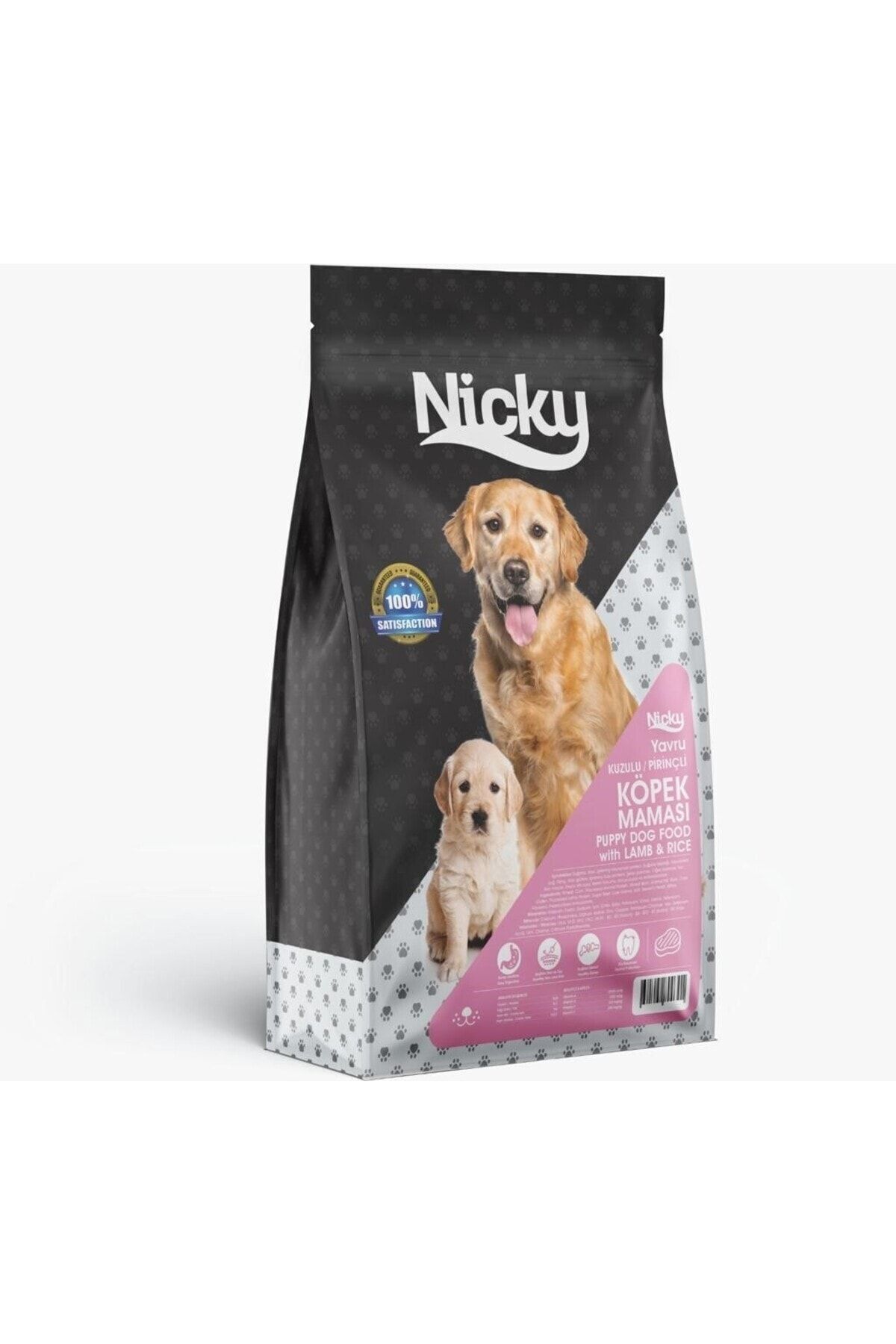 Nicky NİCKY YAVRU KUZULU PİRİNÇLİ KÖPEK MAMASI-15 KG - Fiyatı, Yorumları