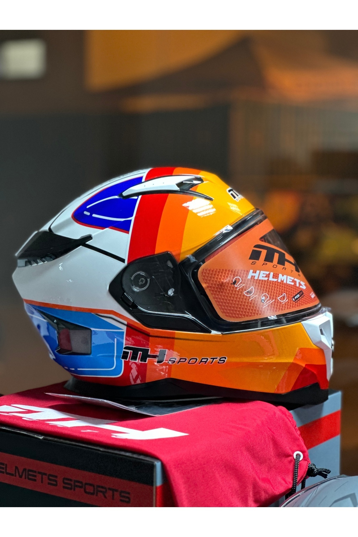 RS2 CHALLANGER ÜST SEGMENT PROFESYONEL FULLFACE KAPALI MOTOSİKLET KASKI ...