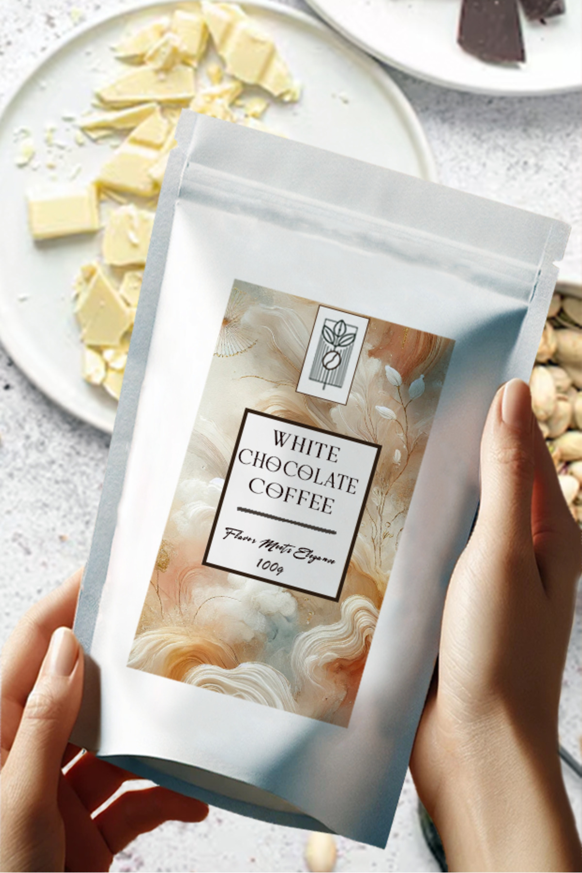 Mel and Mira White Chocolate Coffee 100g, Beyaz Çikolata Aromalı Filtre ...