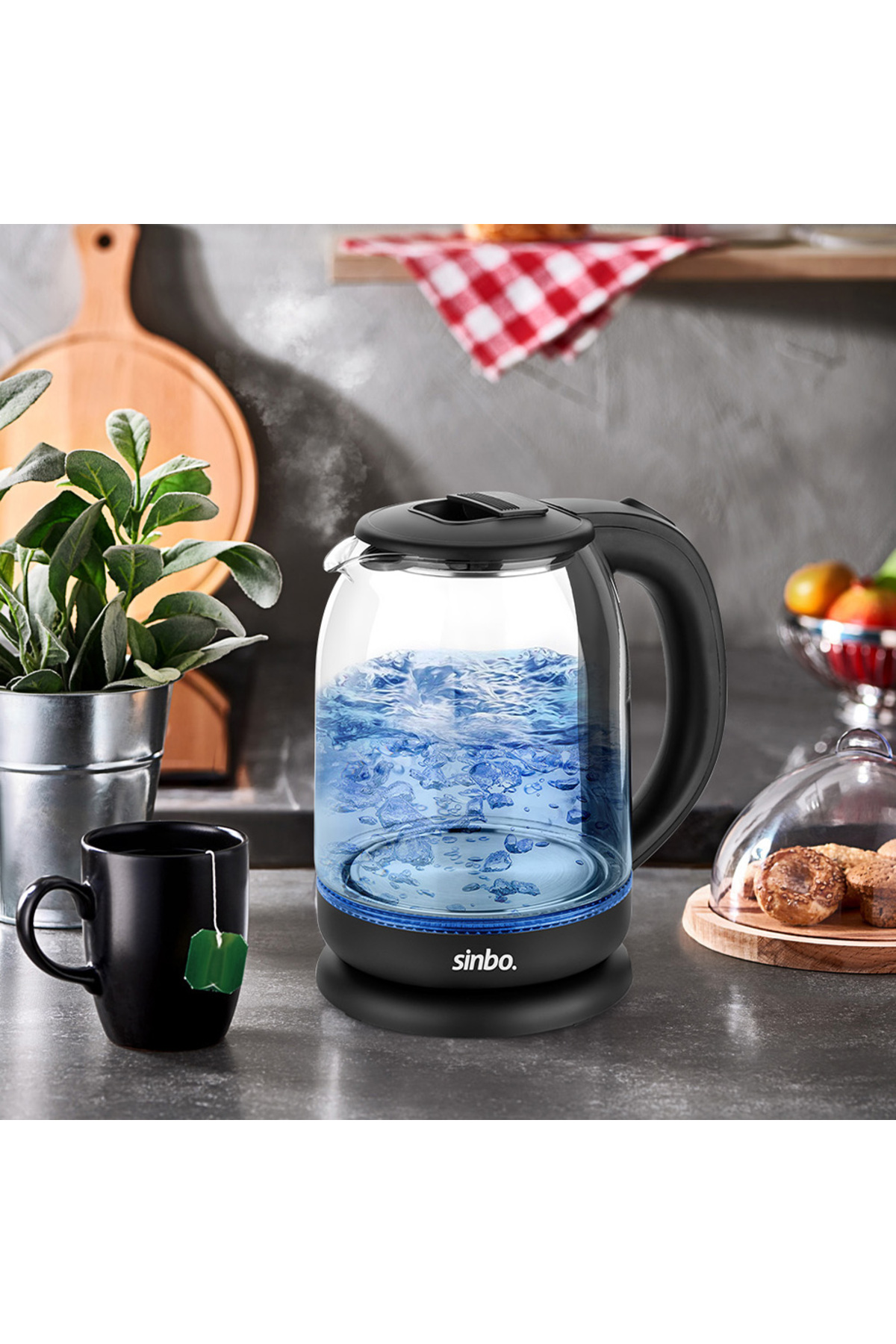 Sinbo SK-8030 Cam Su Isıtıcı Kettle 1,8 Lt - Fiyatı, Yorumları