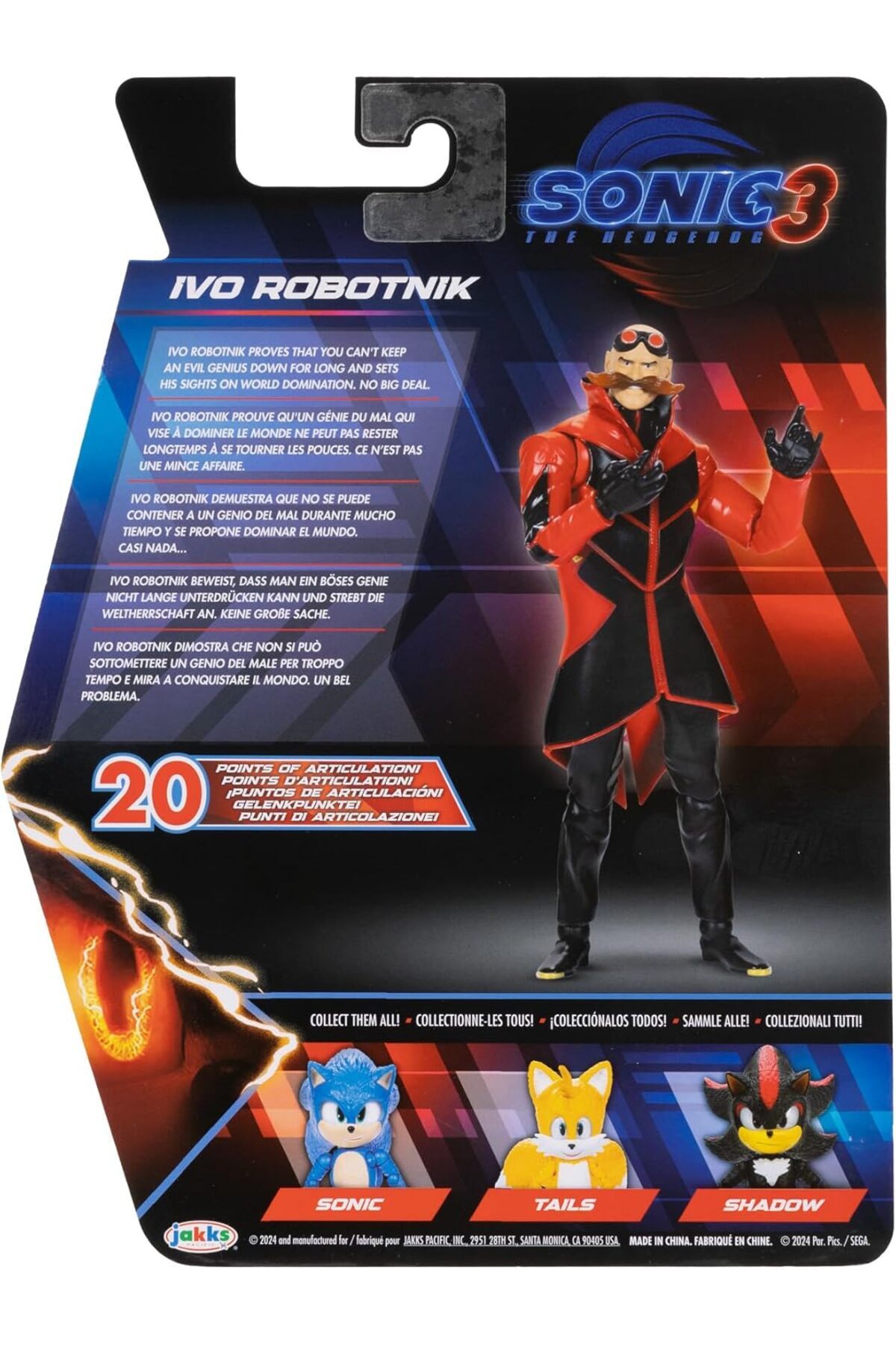 scntoys Sonic 3 Aksiyon Figür - Ivo Robotnik 13 cm Sonic Hedgehog Sonic ...