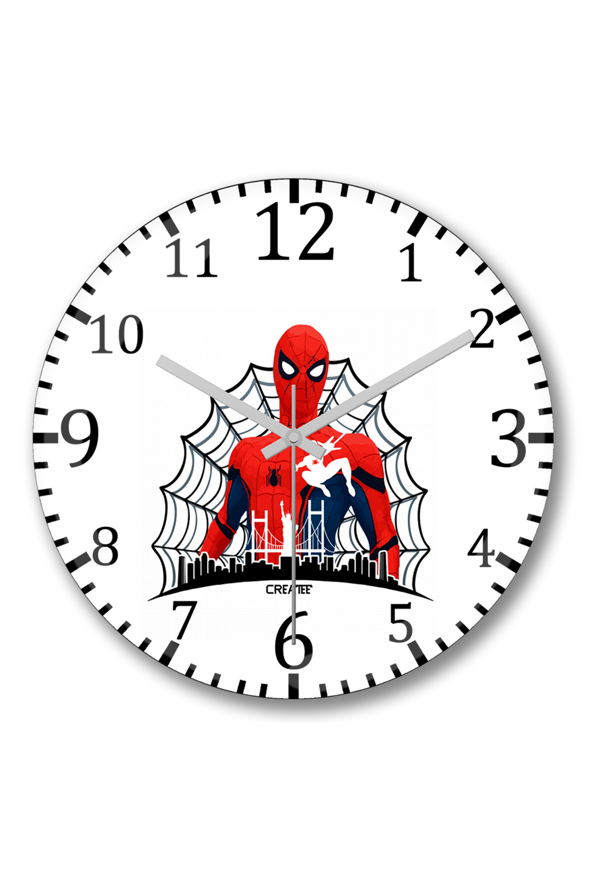 BASKI DÜNYASI The Rocketeer Wall Clock Curved Real Glass- Trendyol