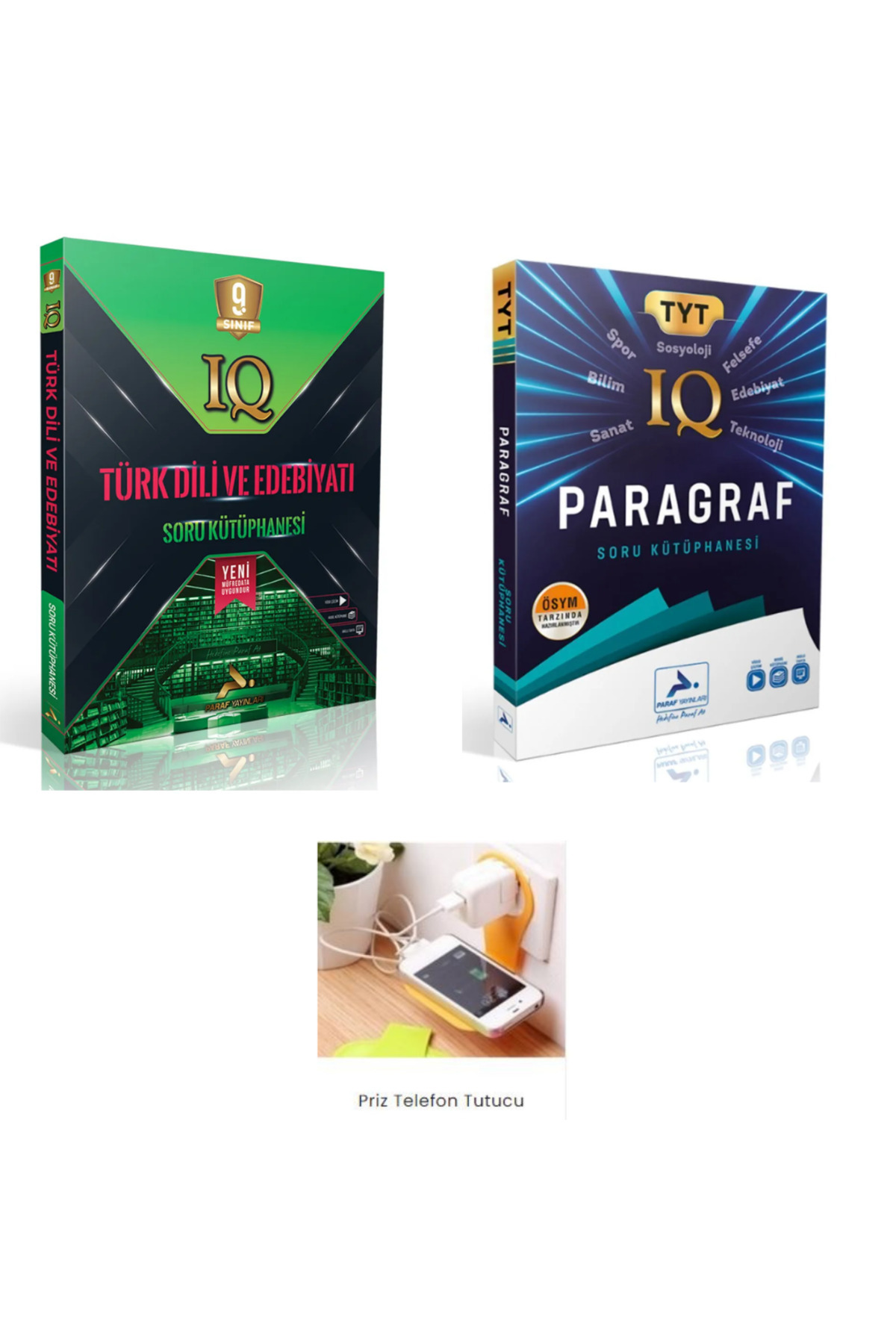 Paraf Yayınları 9. Sınıf Iq Türk Dili Ve Edebiyatı +Tyt Iq Paragraf Soru Kütüphanesi 2025 Set ...
