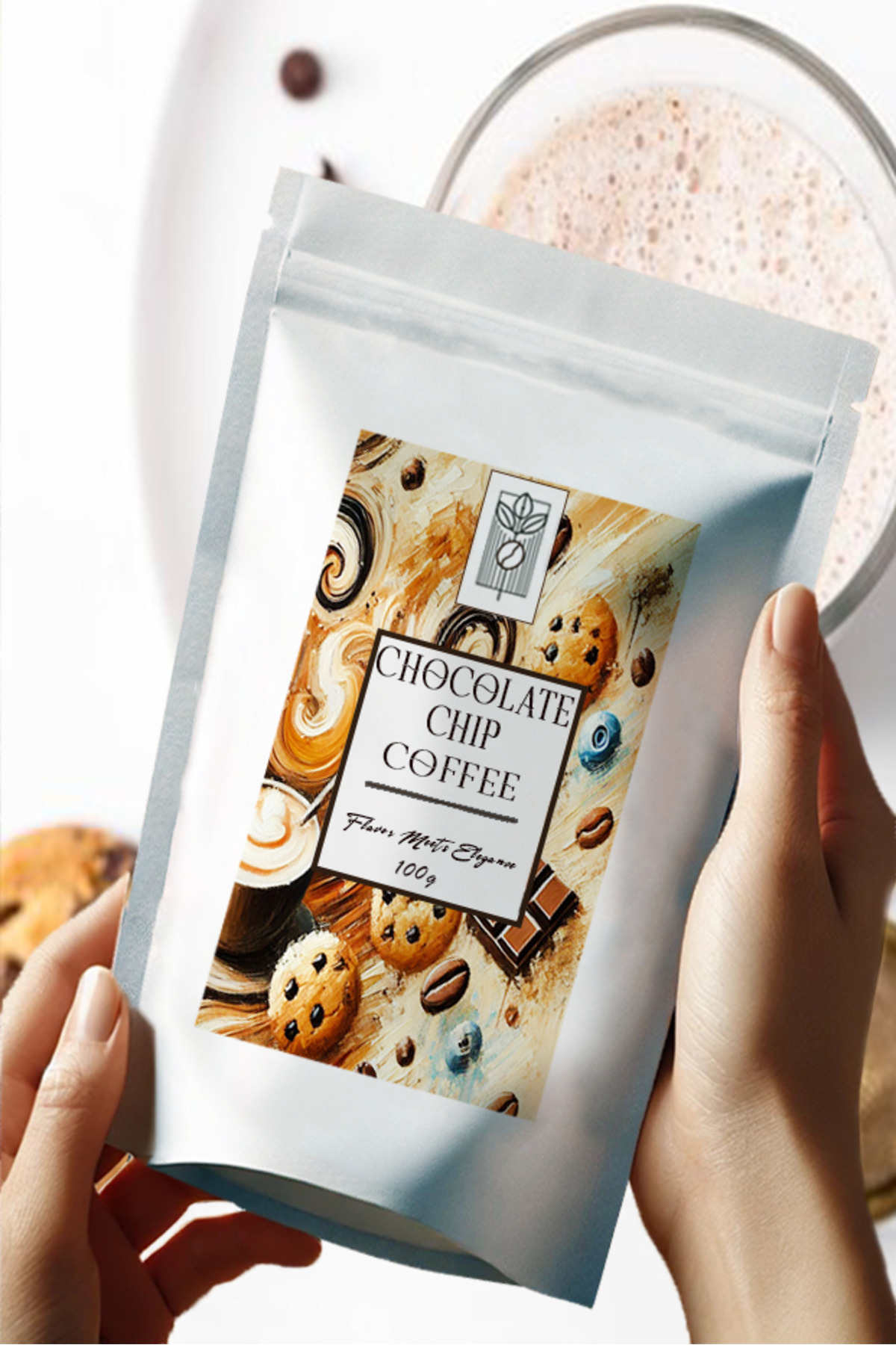 Mel and Mira Chocolate Drop Coockies Coffee 100g, Damla Çikolatalı ...