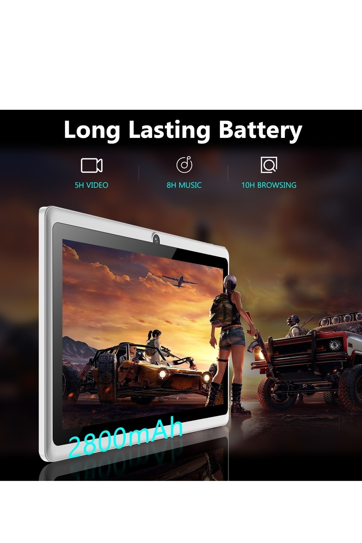 Mionel M20 WiFi Tablet for kids, 7 Inch Display, 3GB RAM 16GB ROM ...