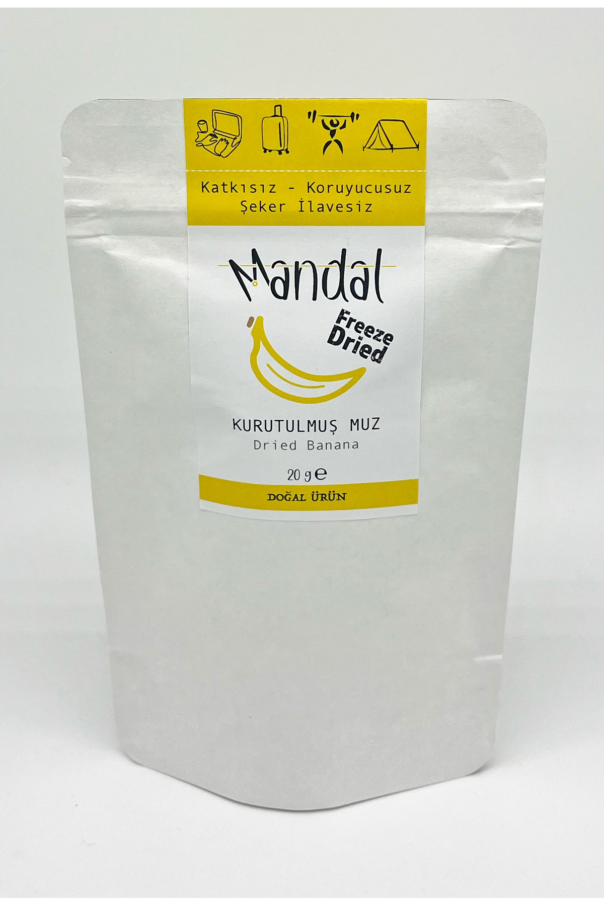 Mandal Freeze Dried Muz Kurusu Dondurularak Kurutulmuş Muz - Fiyatı ...