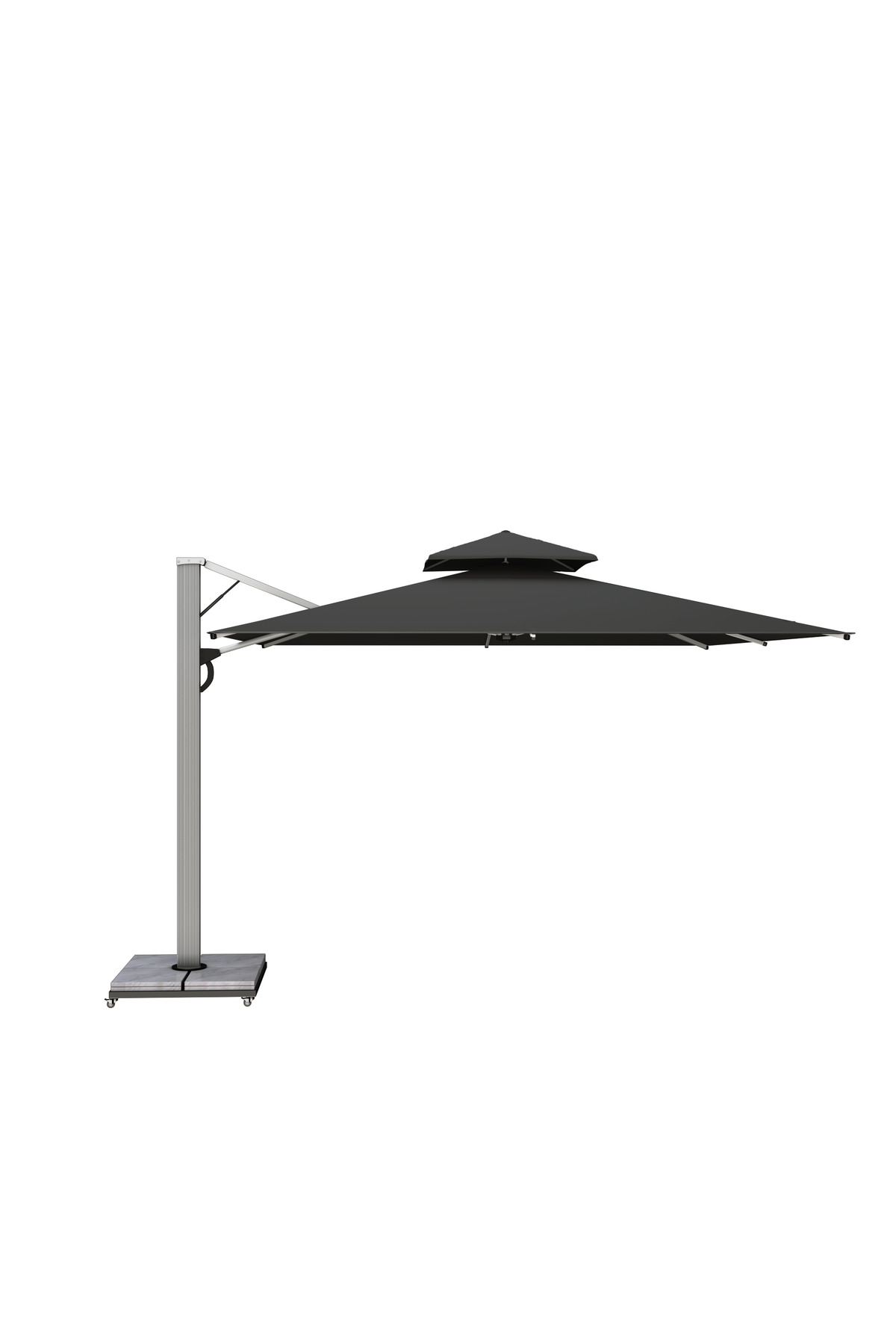 novaparasol NOVA PARASOL 400x400 DREAM MODEL YANDAN DİREKLİ ŞEMSİYE ...