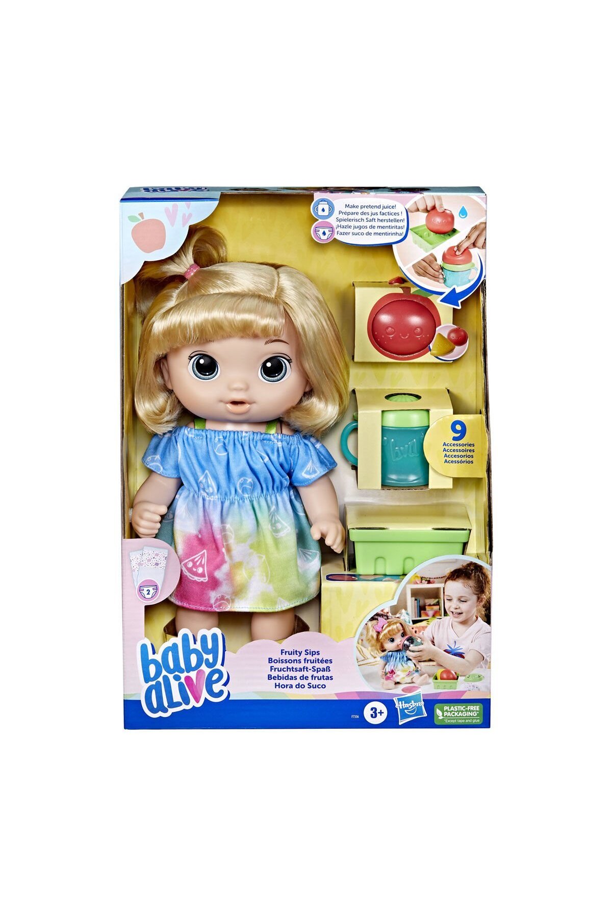 Nilly Toys F7356 Baby Alive Bebeğim ile Eğlenceli Yudumlar Sarışın +3 ...