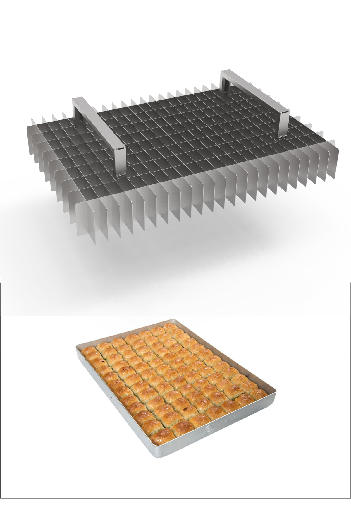 Mova Dizayn Baklava Dilimleme Bıçağı Paslanmaz Çelik Baklava Dilimi İz ...