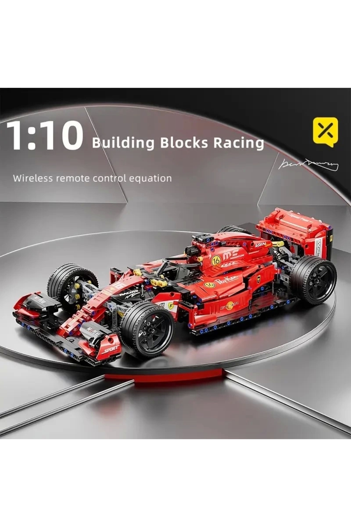 BUILDING BLOCK F1 Yarış Arabası & Off-Road Araç Yapı Blokları Seti 1200 ...