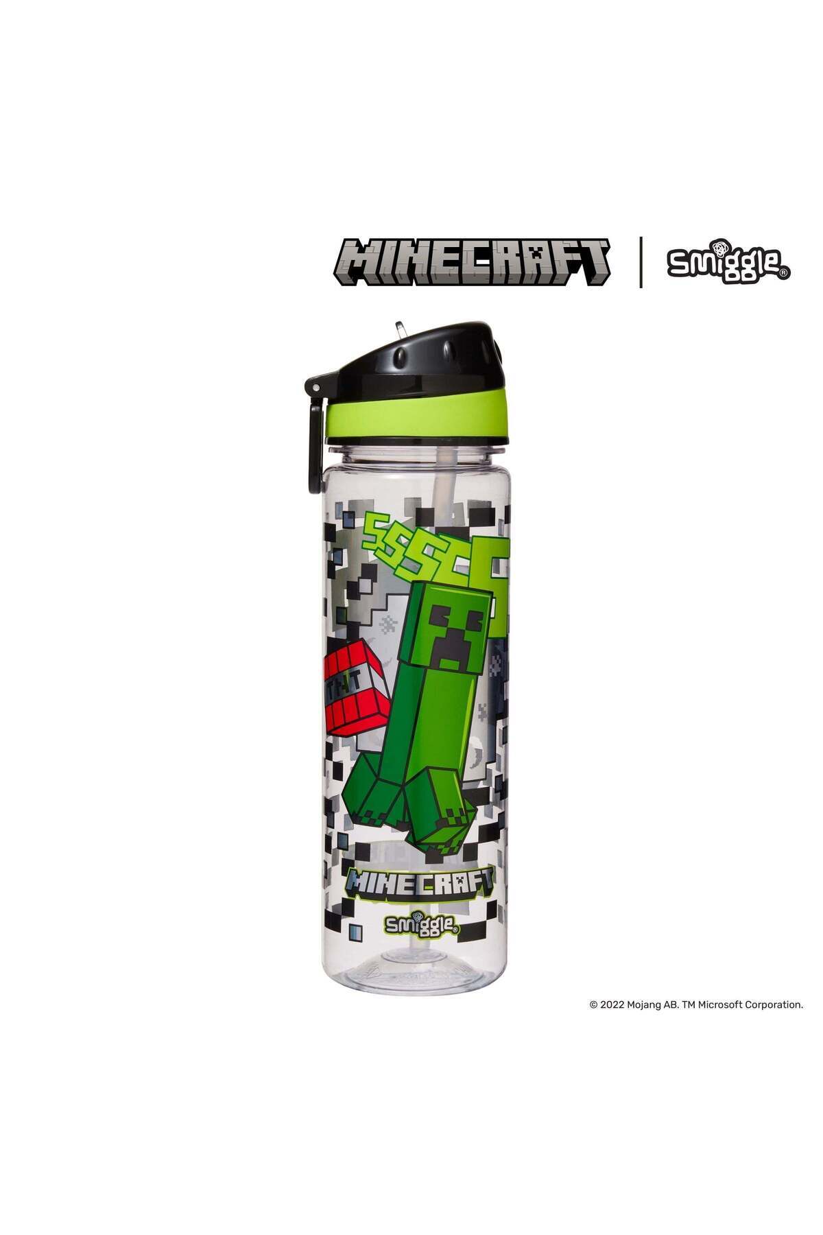 SMIGGLE - Minecraft Pipetli 650ML BPA'sız Suluk - Fiyatı, Yorumları