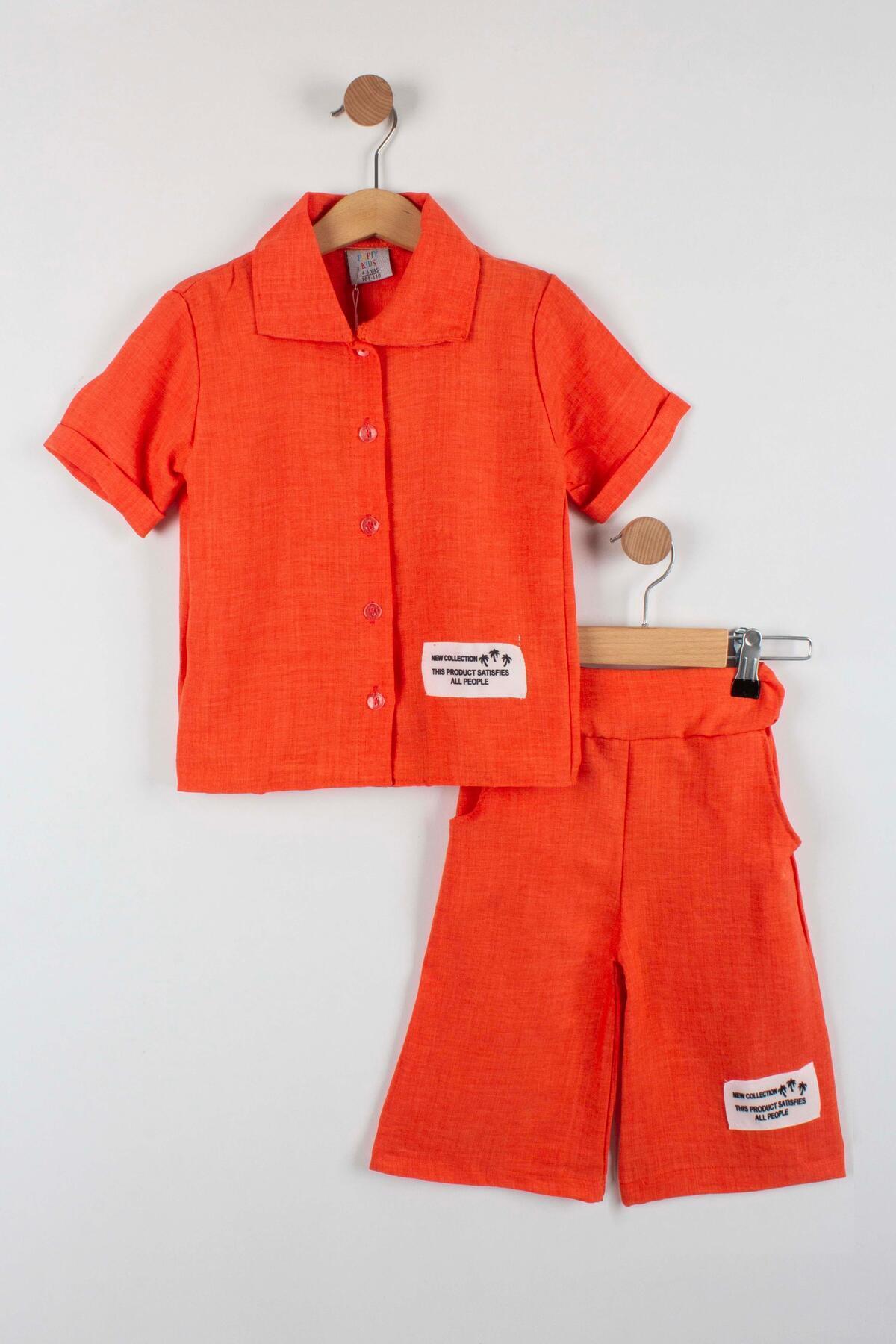 SEF CLOTHING Erkek Çocuk Önden Düğmeli Gömlekli 2'Li Takım - Fiyatı ...