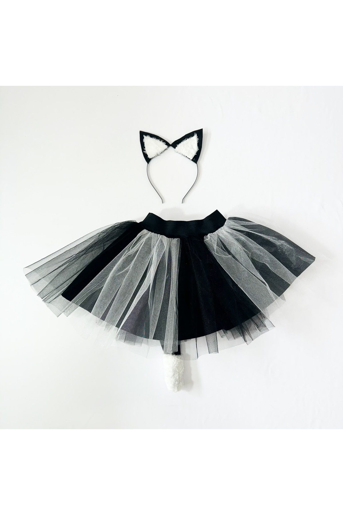 Dimmel Costume Kedi Etek Taç Set Kostüm - Fiyatı, Yorumları