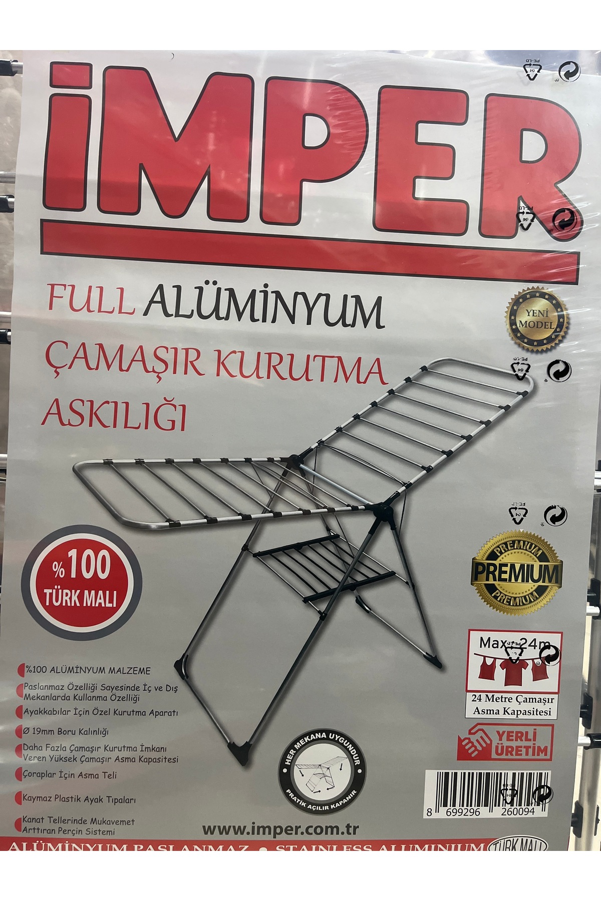Imper İMPER Full Alüminyum Çamaşır Kurutma Askılığı - Fiyatı, Yorumları