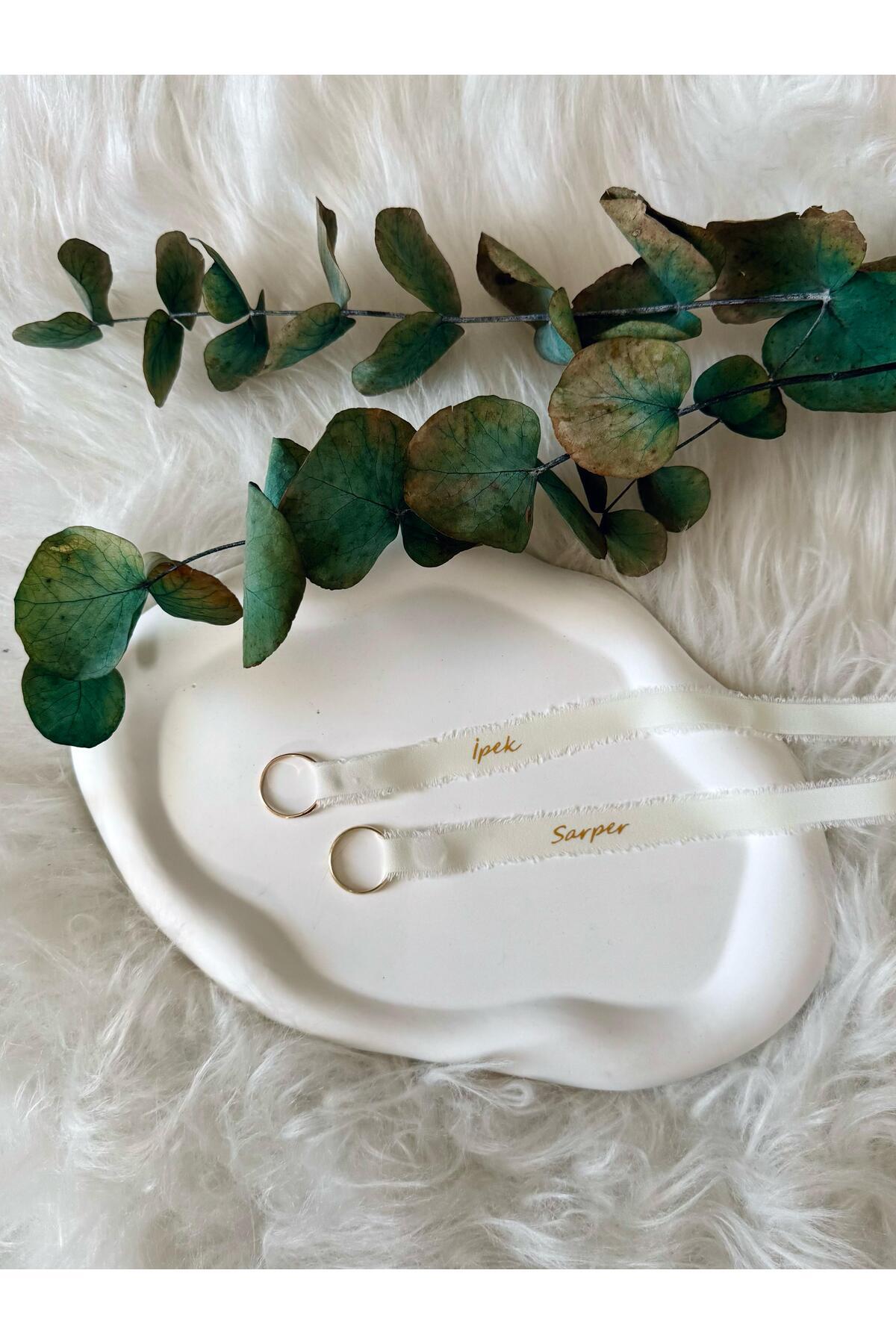 LikyaDükkan İsme Özel İsimli 1 cm İpek Krem Söz Nişan KurdelesiFiyatı, Yorumları - Trendyol