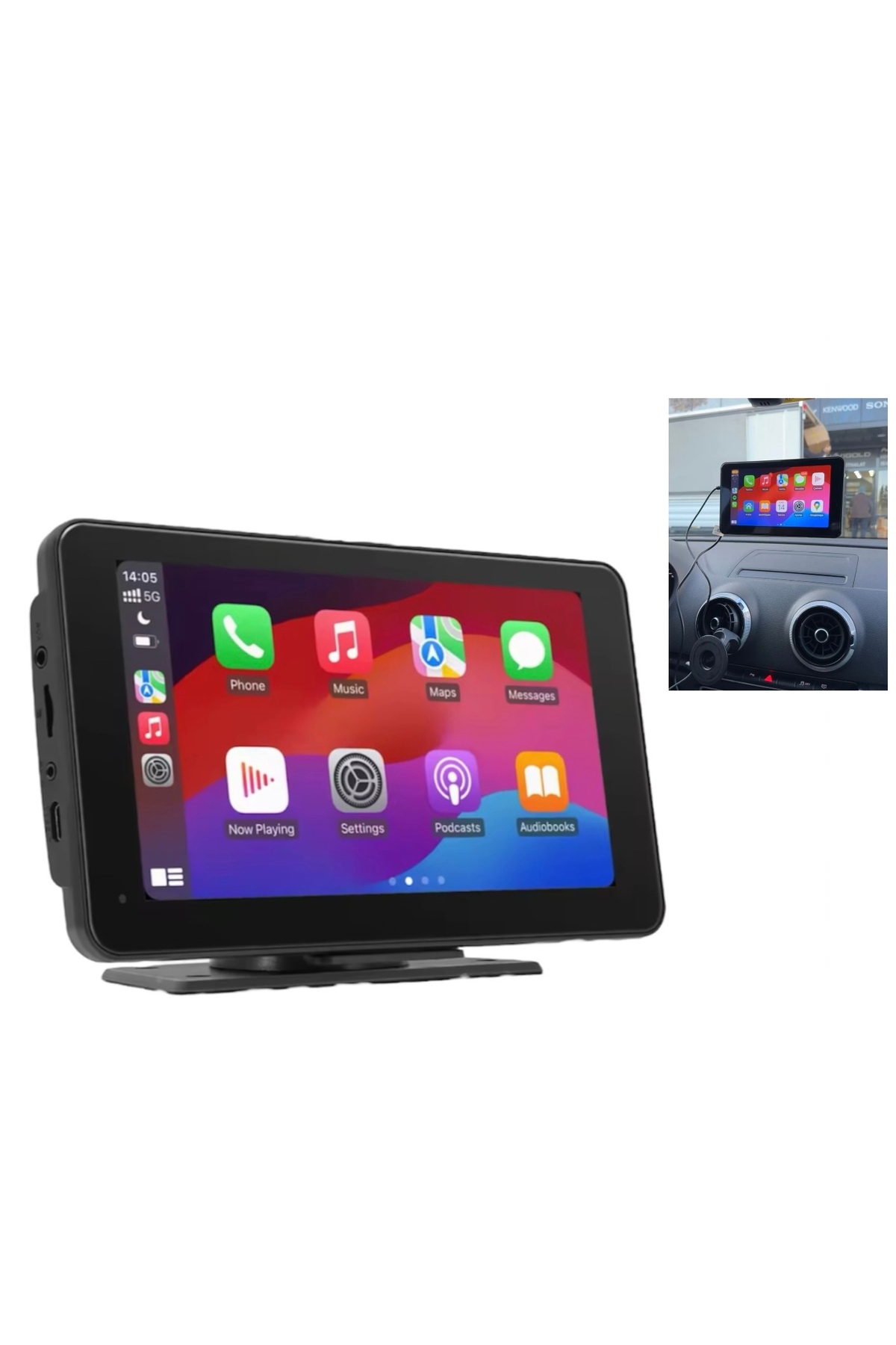 Navigold Cp-7 Car Play 7inch ekran tak çalıştır kablosuz carplay ...