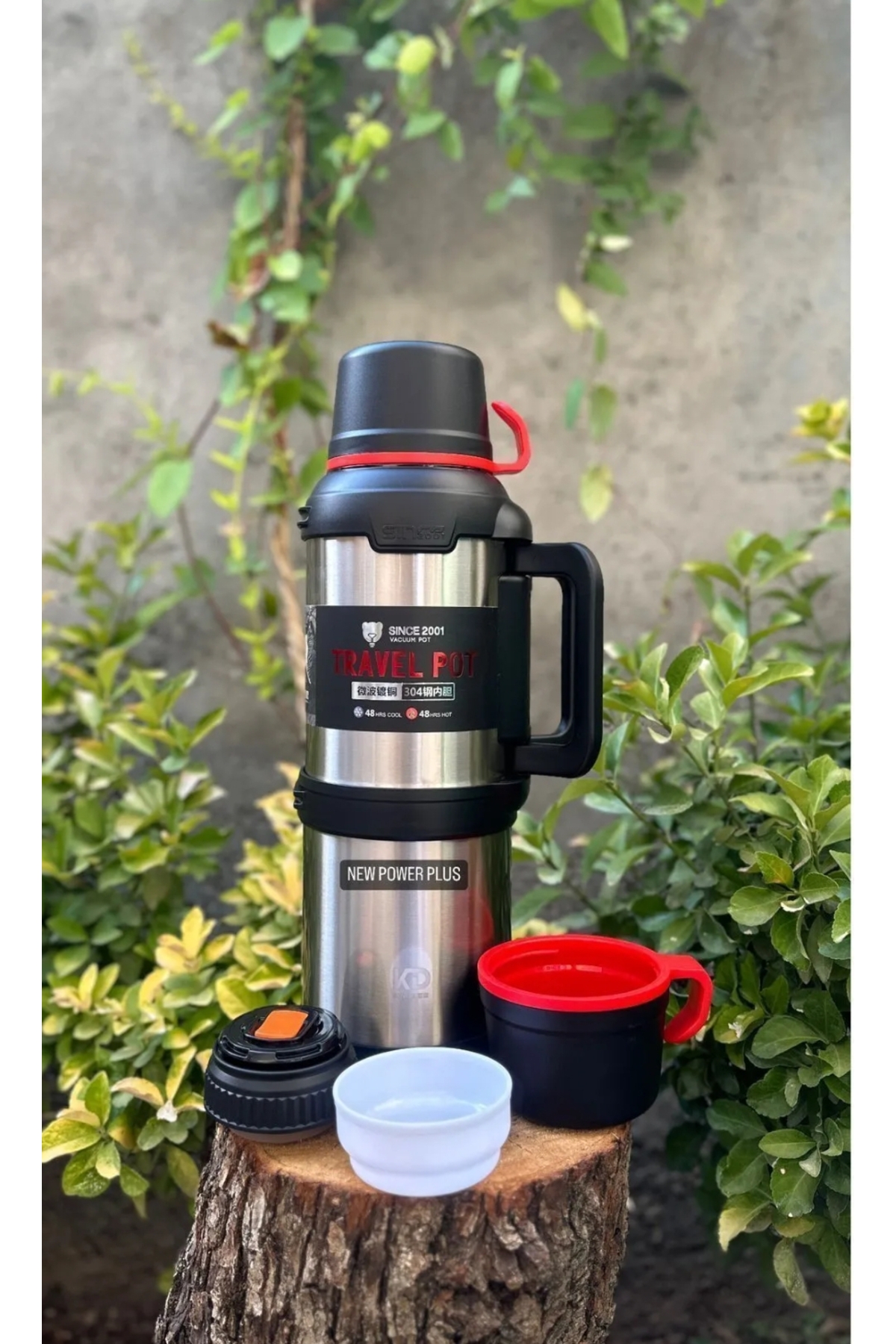 Genel Markalar TRAVEL CAMP PRO 4 Litre 48 Saat Sıcak Soğuk Dağcı Termos ...