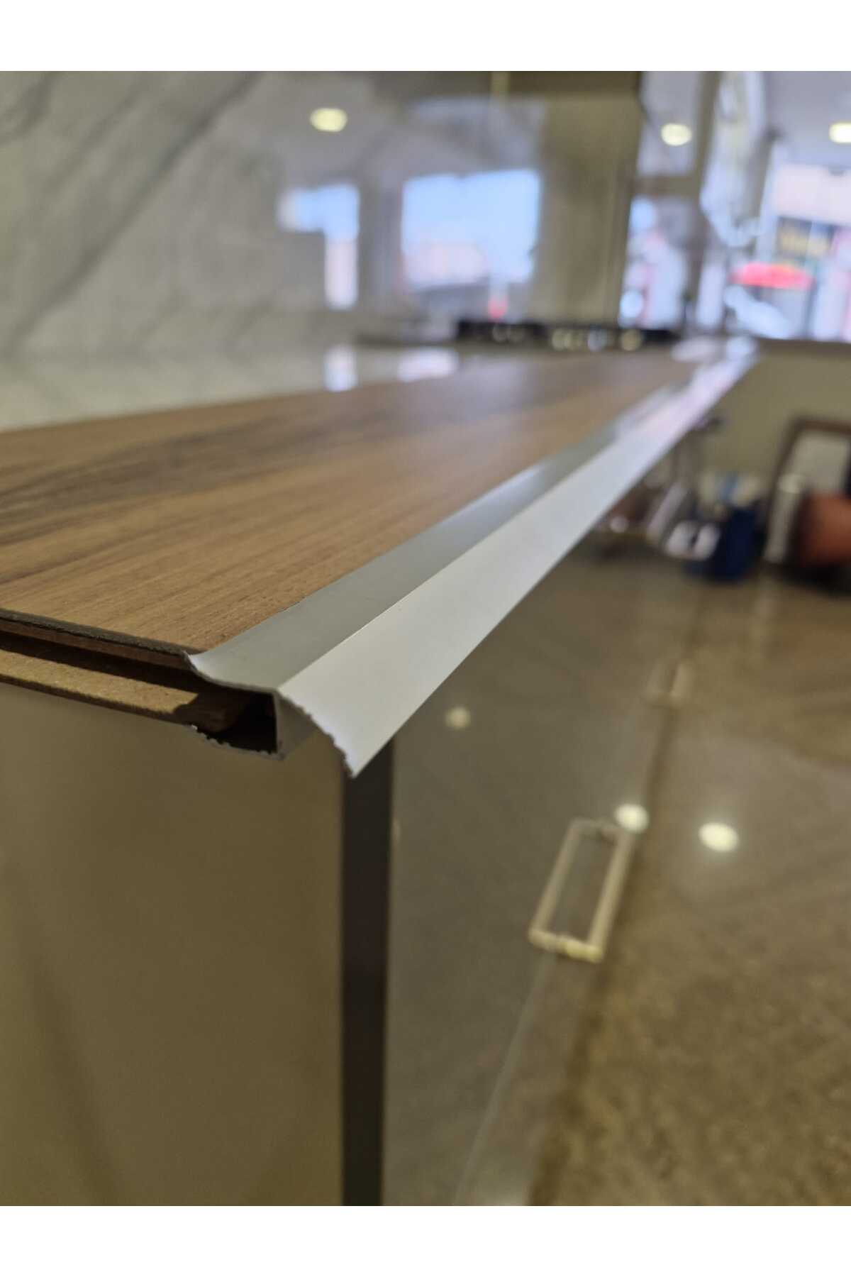ORSAYAPI Parke Bitim Çıtası Geçmeli Kanatlı U Model Alüminyum Profil 90 ...
