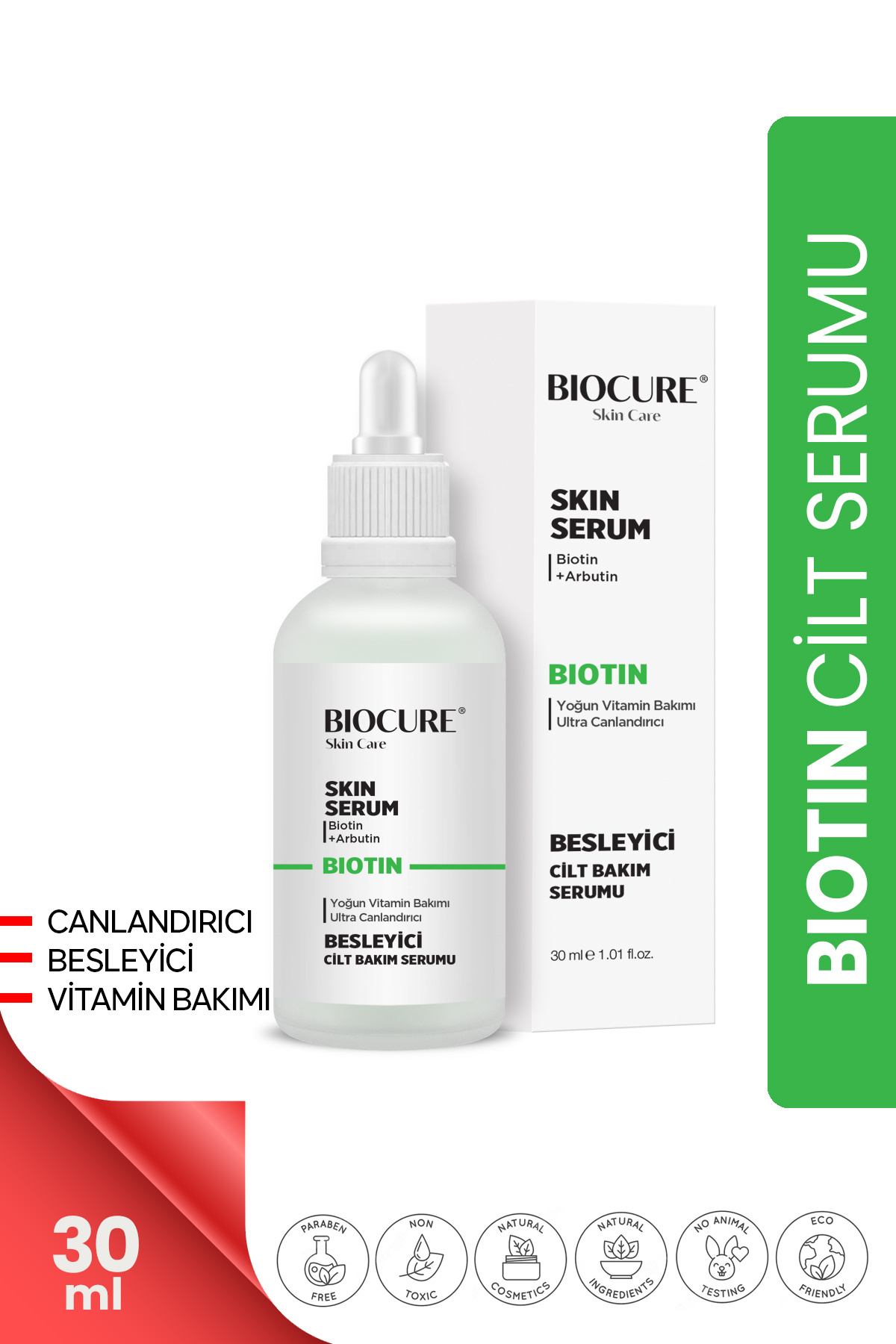 Biocure Biotin Besleyici, Yoğun Vitamin Bakımı, Ultra Canlandırıcılı ...