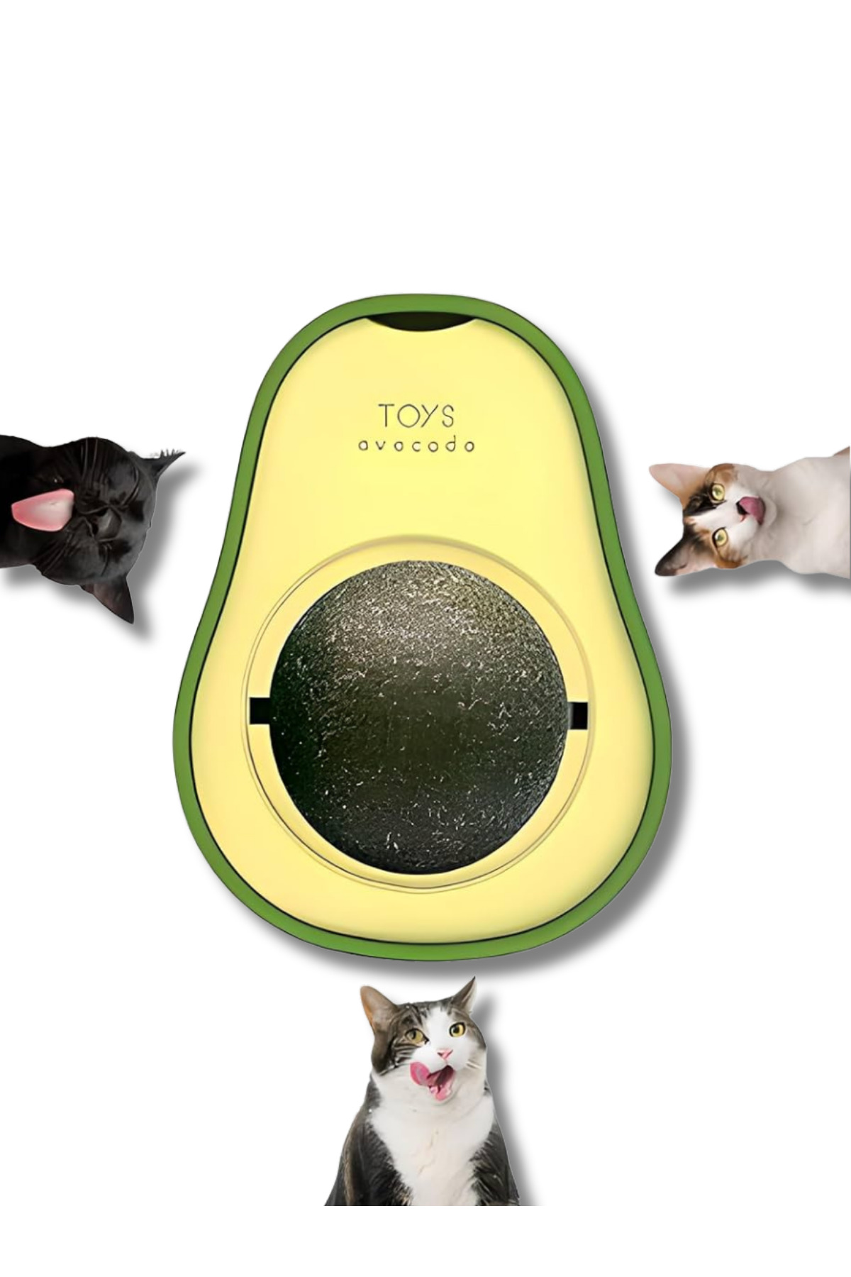 Patili Avm Avokado Şeklinde Kedi Yalama Taşı – Tüy Yumağına SonFiyatı ...