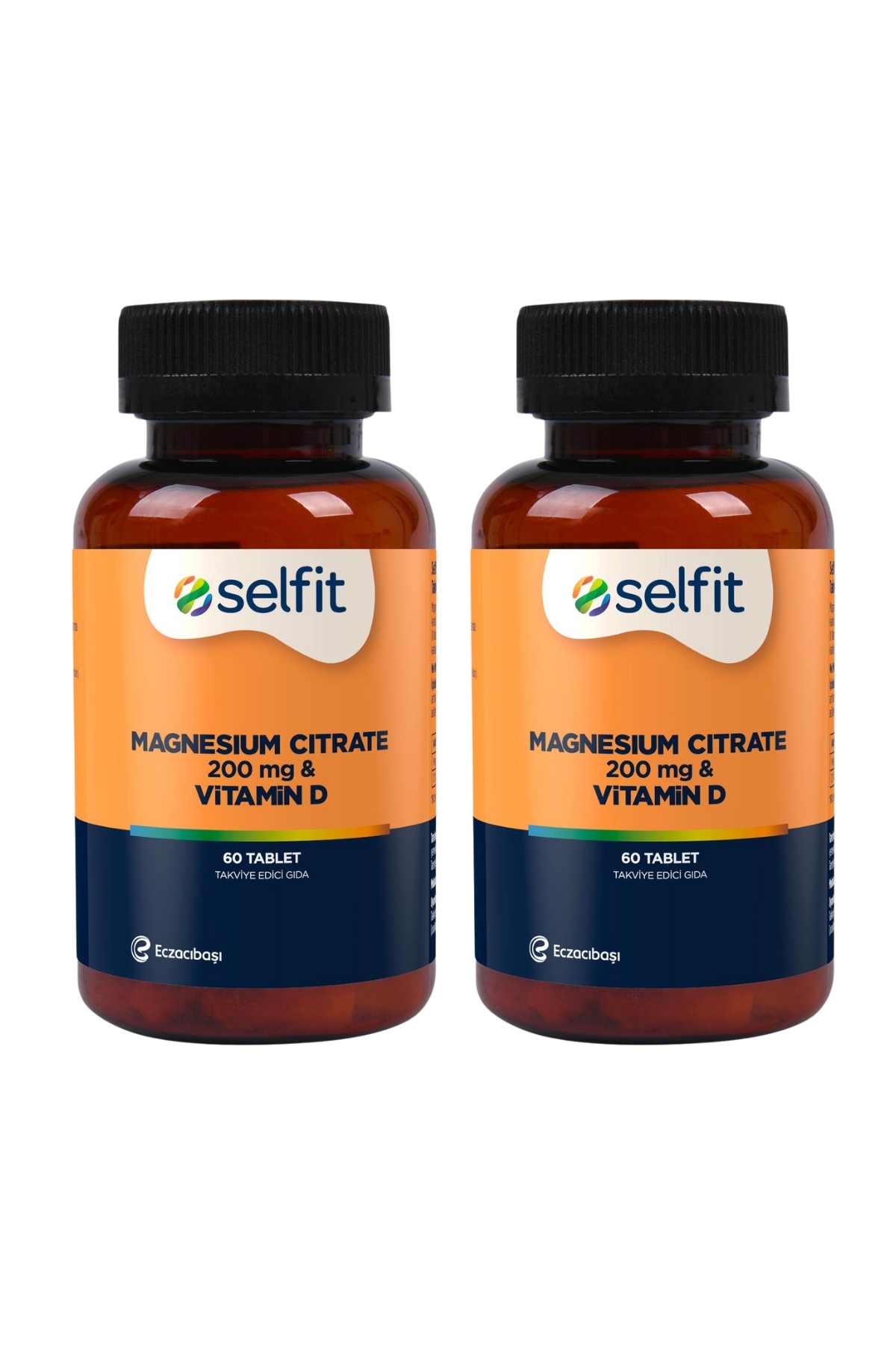 Selfit Magnesium Citrate - 200 mg Vitamin D 60 Tablet Kas ve Sinir ...