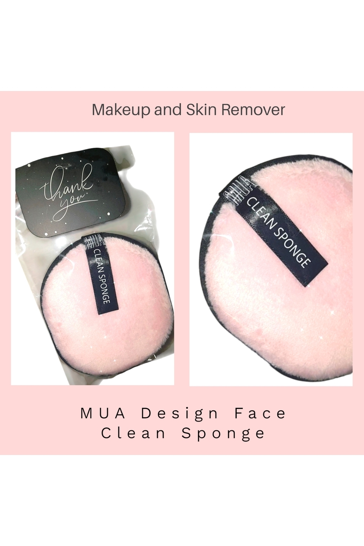 Mua Makeup Pink Clean Skin Soft Sponge (White & Pink) - Fiyatı, Yorumları