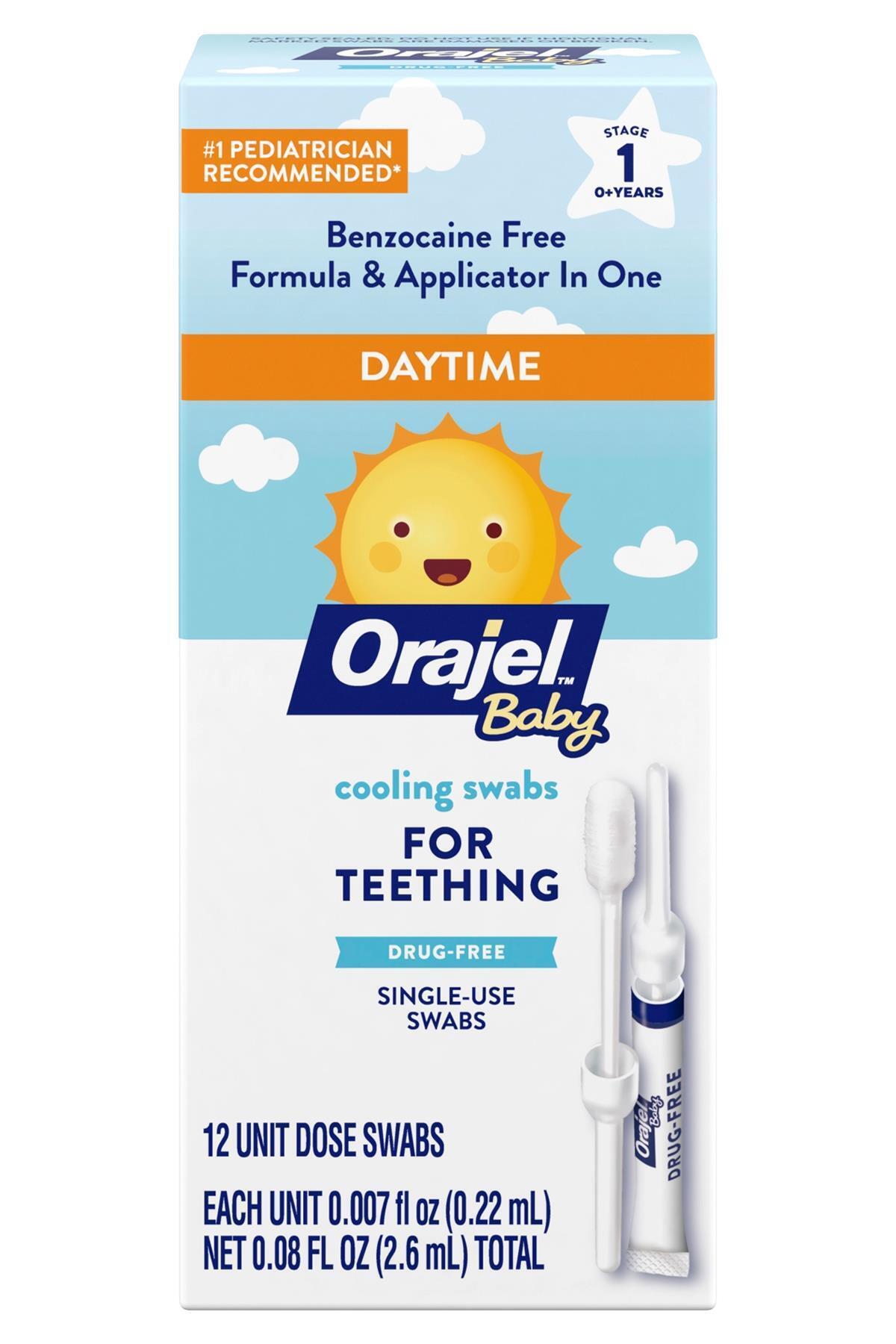 Orajel Baby Daytime Cooling Swabs for Teething 2.6ML - Fiyatı, Yorumları