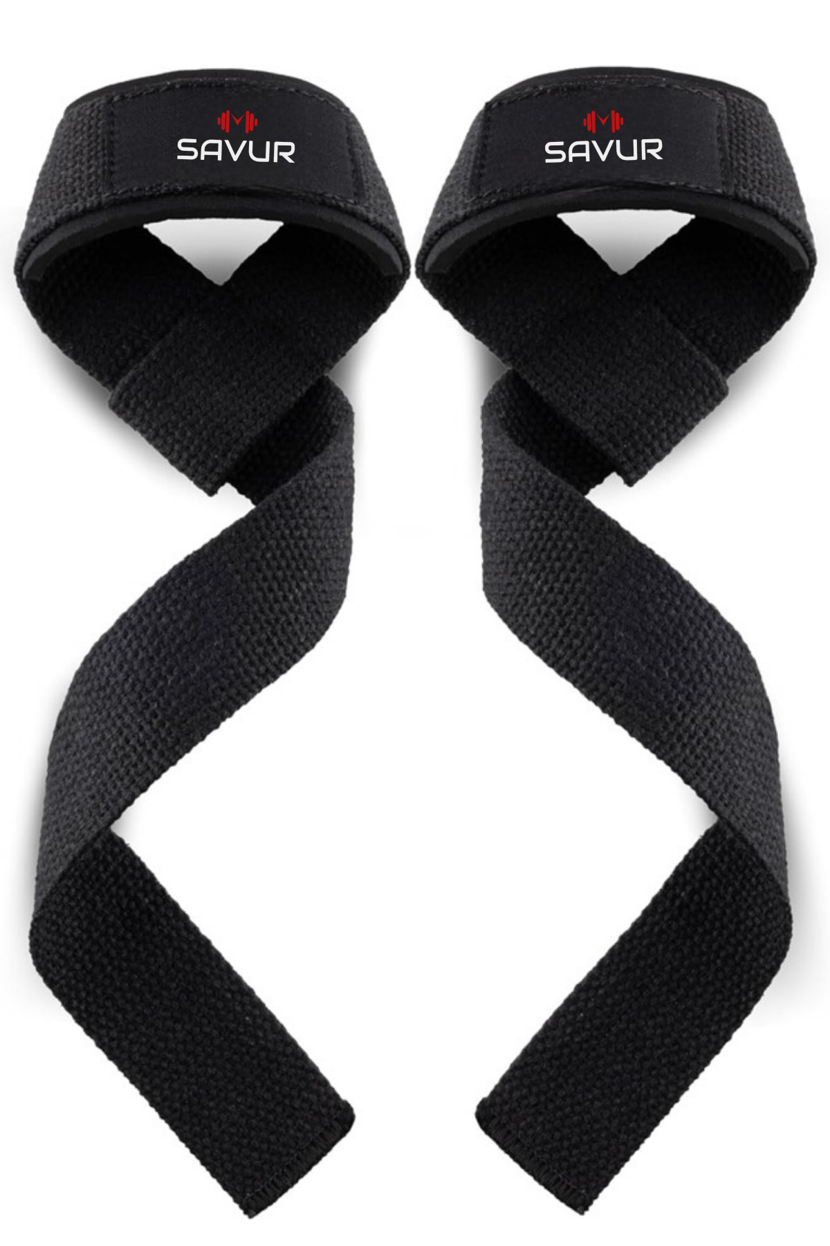 SAVUR Fitness Strap Ağırlık Kaldırma Kayışı Padded Lifting Straps 2'li ...