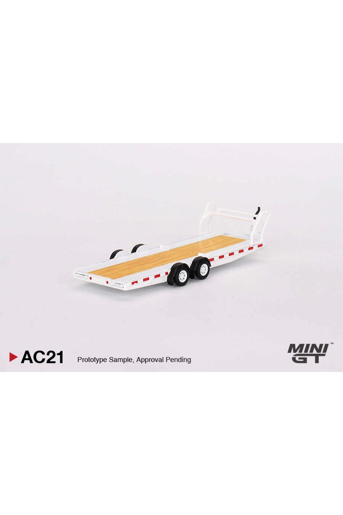 mini gt 1/64 Car Hauler Trailer White MGTAC21 - Fiyatı, Yorumları