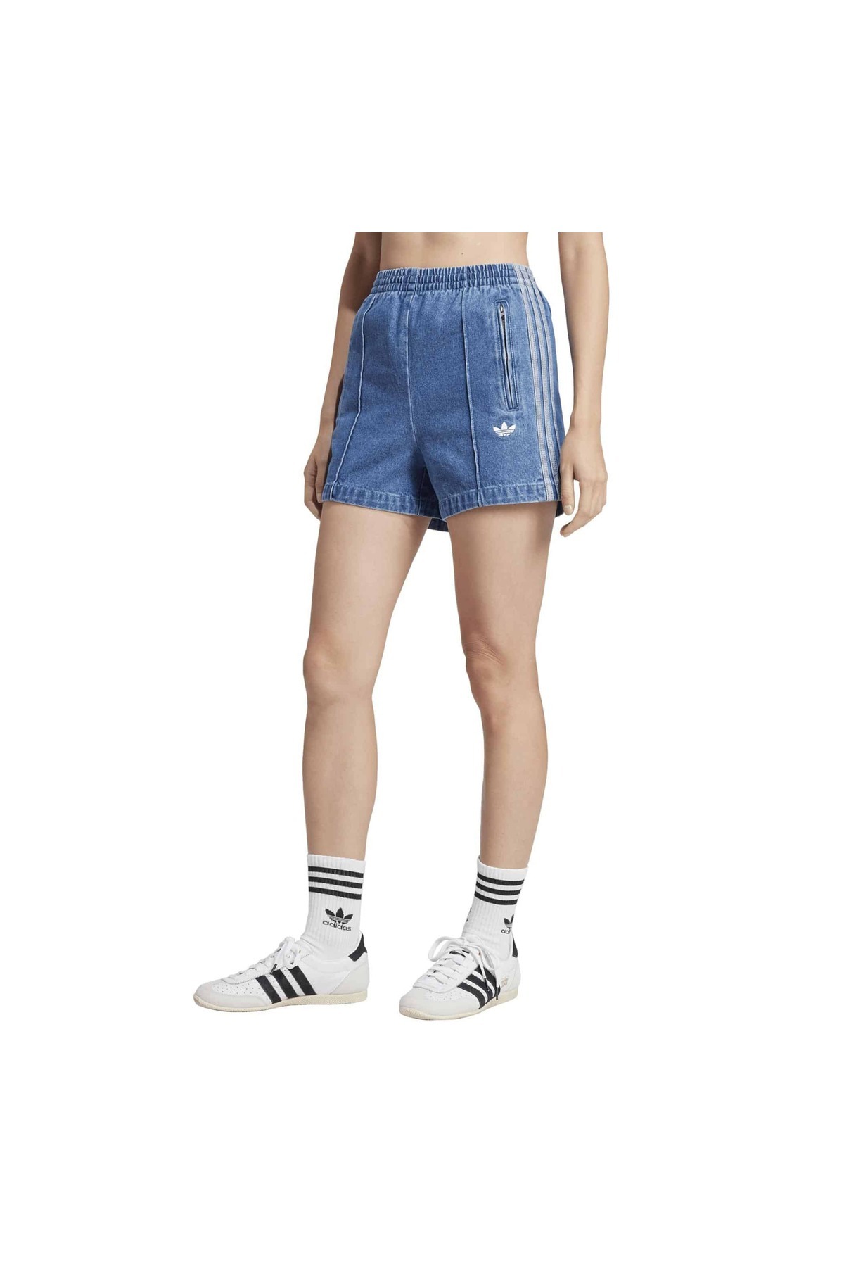 adidas Adicolor Firebird Kadın Mavi Jean Şort (JD2562) - Fiyatı, Yorumları