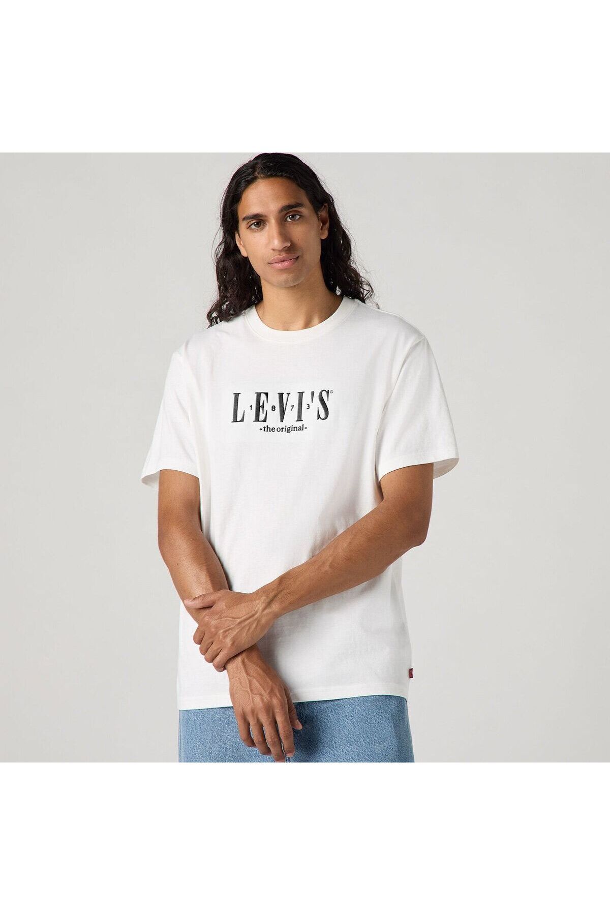 Levi's Lse Ss Relaxed Fit Tee Serif Logo White Erkek T-shirt A2082 ...