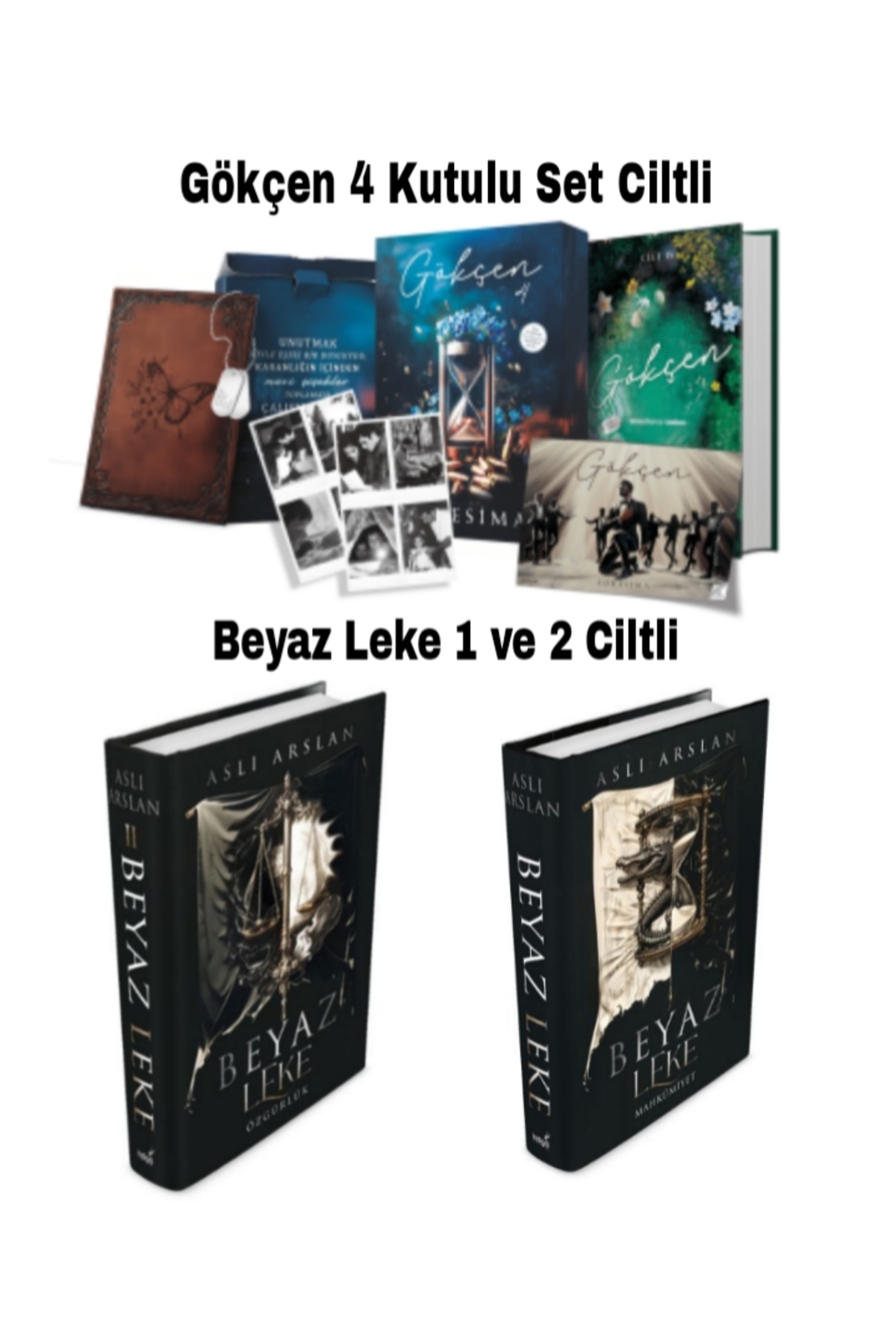 Ephesus Yayınları Beyaz Leke 1, Beyaz Leke 2, Gökçen 4 Kutulu Özel Set ...