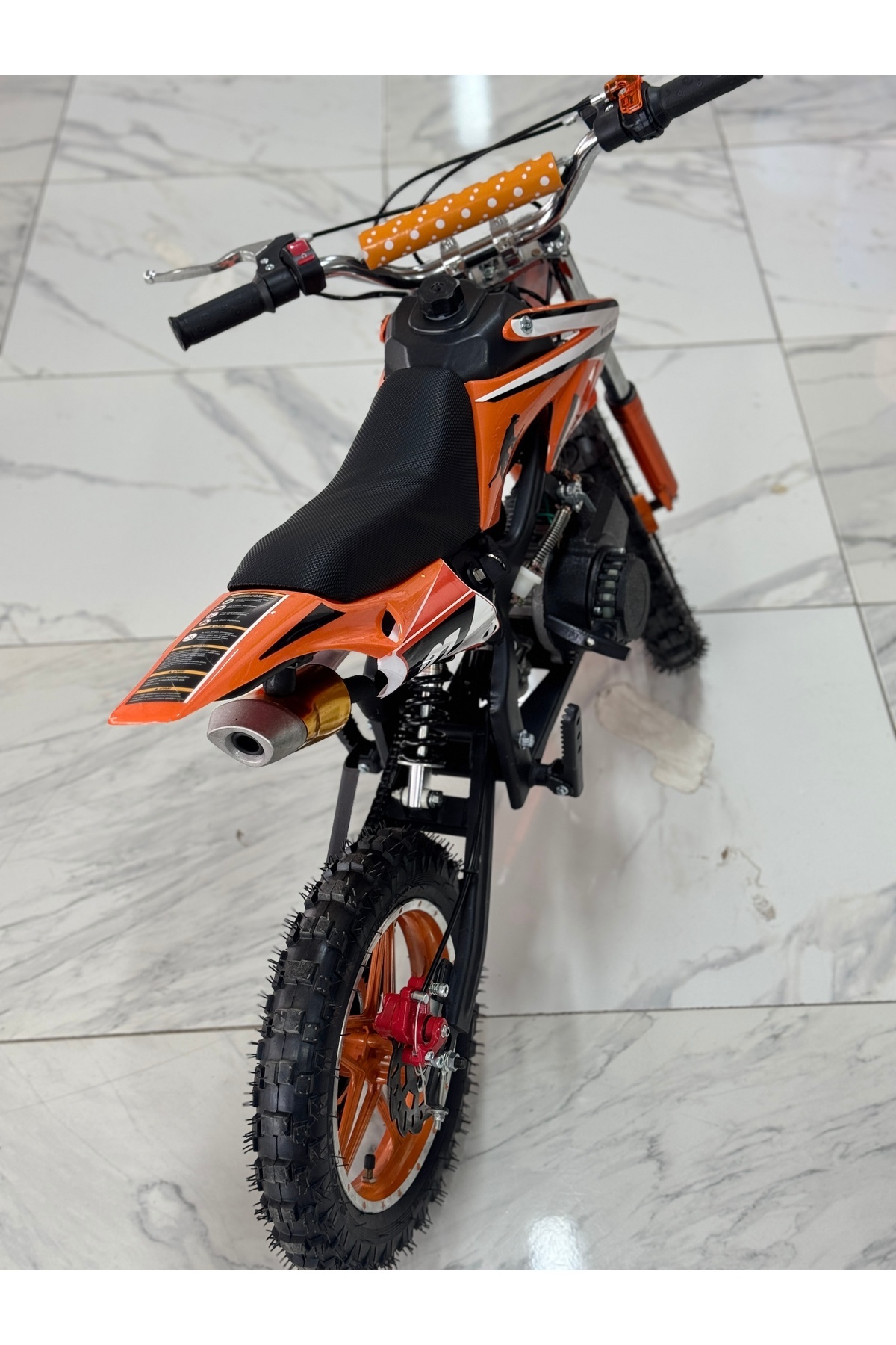 ARAS Mazakin 49 Cc Benzinli Cros Çocuk Motoru Mekanik Disk Fren 5-13 ...