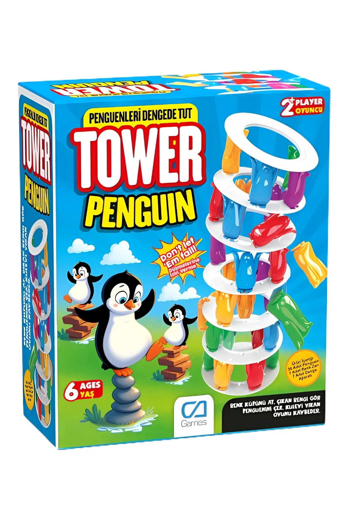 Genel Markalar Tower Penguin Penguen Denge Oyunu Eğitici Eğlenceli Aile ...